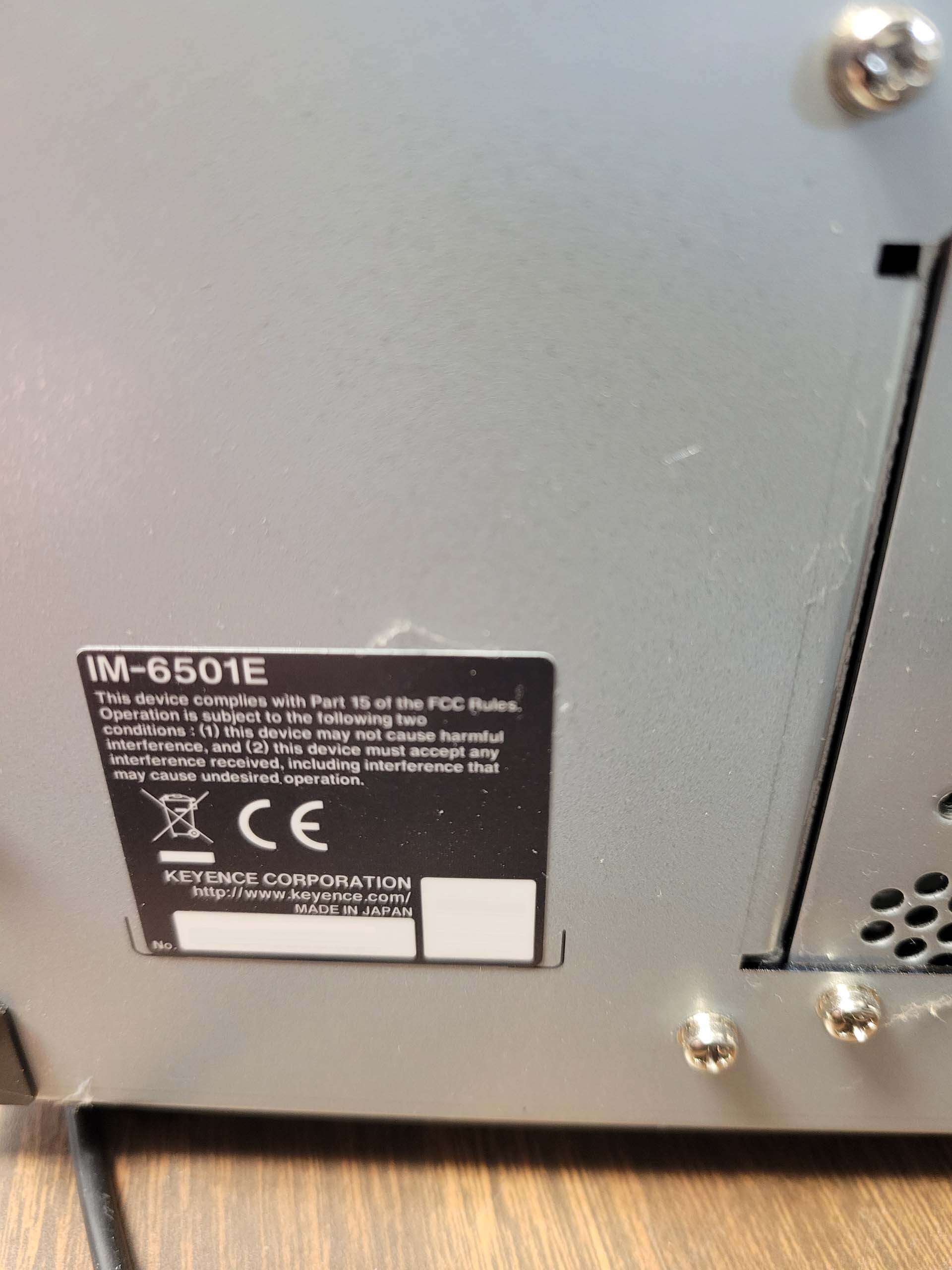 KEYENCE IM-6020 Microscope used for sale price #293664528 > buy from CAE