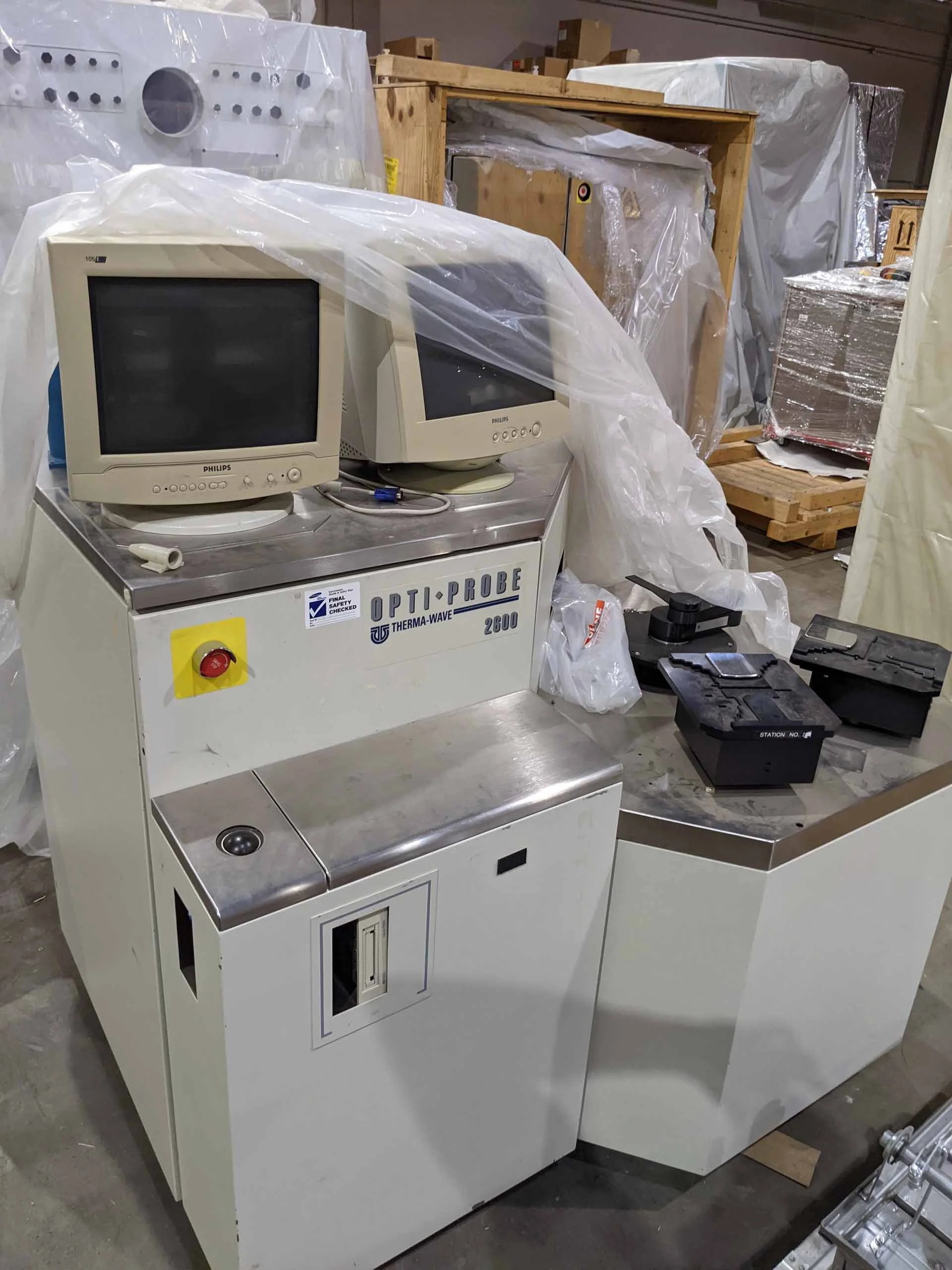 KLA / TENCOR / THERMA-WAVE Optiprobe 2600 Wafer Tester used for sale ...