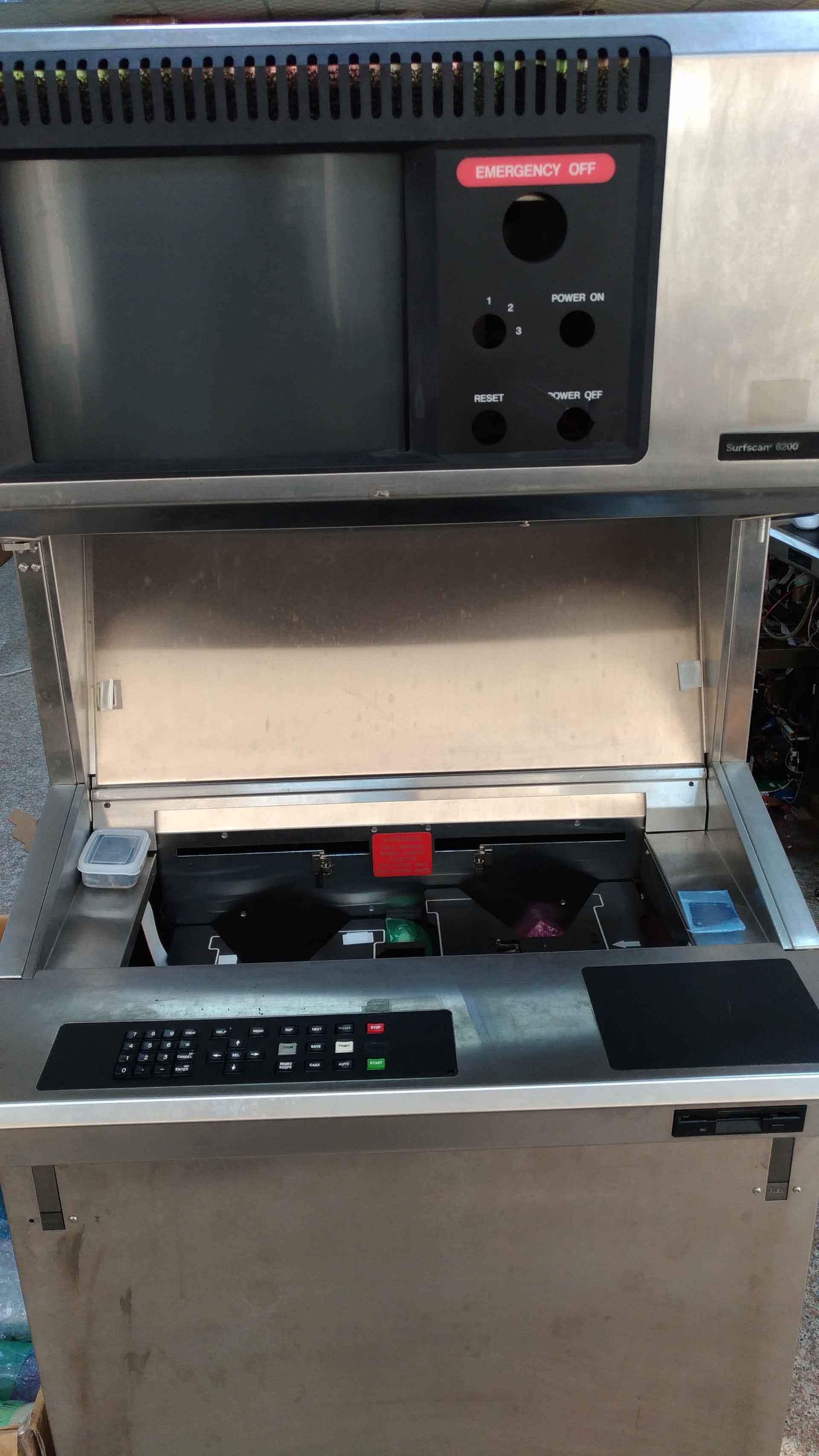 KLA / TENCOR 6200 Surfscan 웨이퍼 테스터 판매 가격 #9224991, 1992에 사용됨 > CAE에서 구매