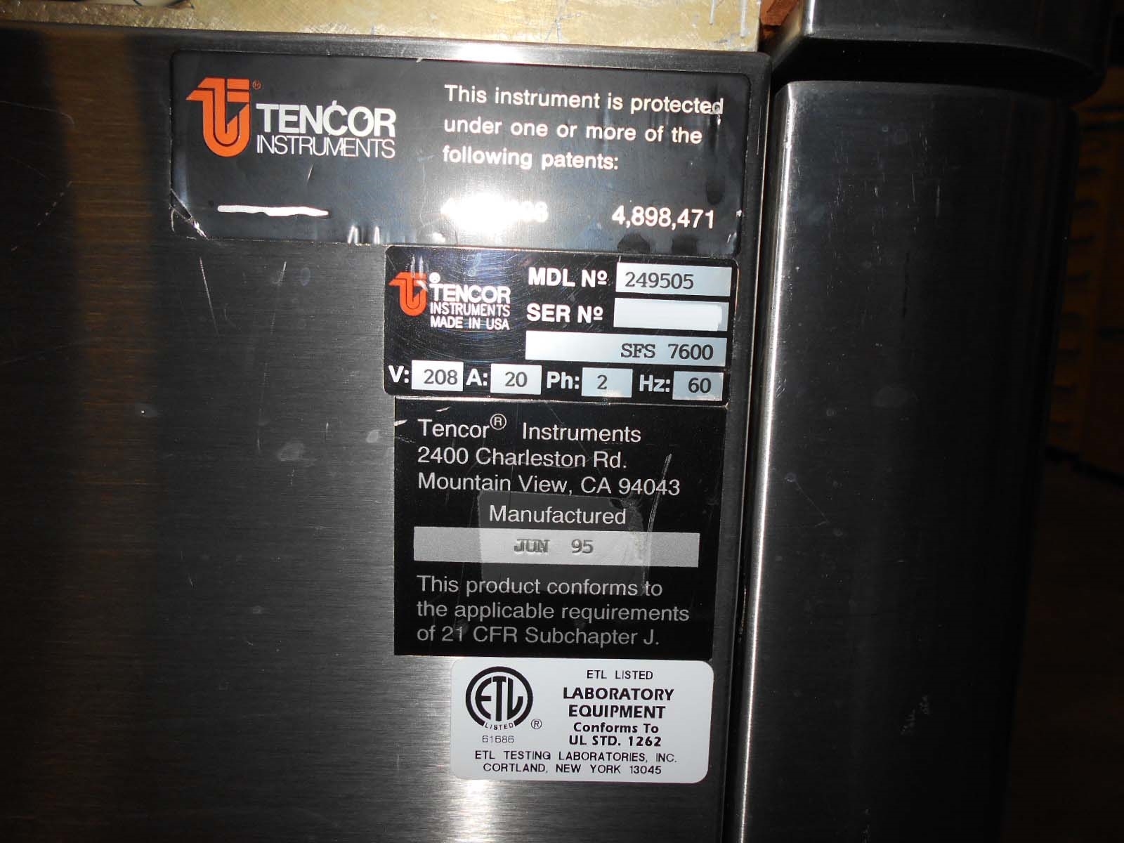 KLA / TENCOR 7700 Surfscan used for sale price #9171318, 1995 > buy ...