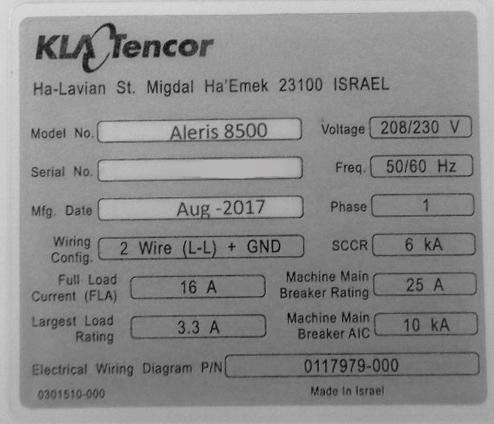 KLA / TENCOR Aleris 8500 used for sale price #9210928 > buy from CAE