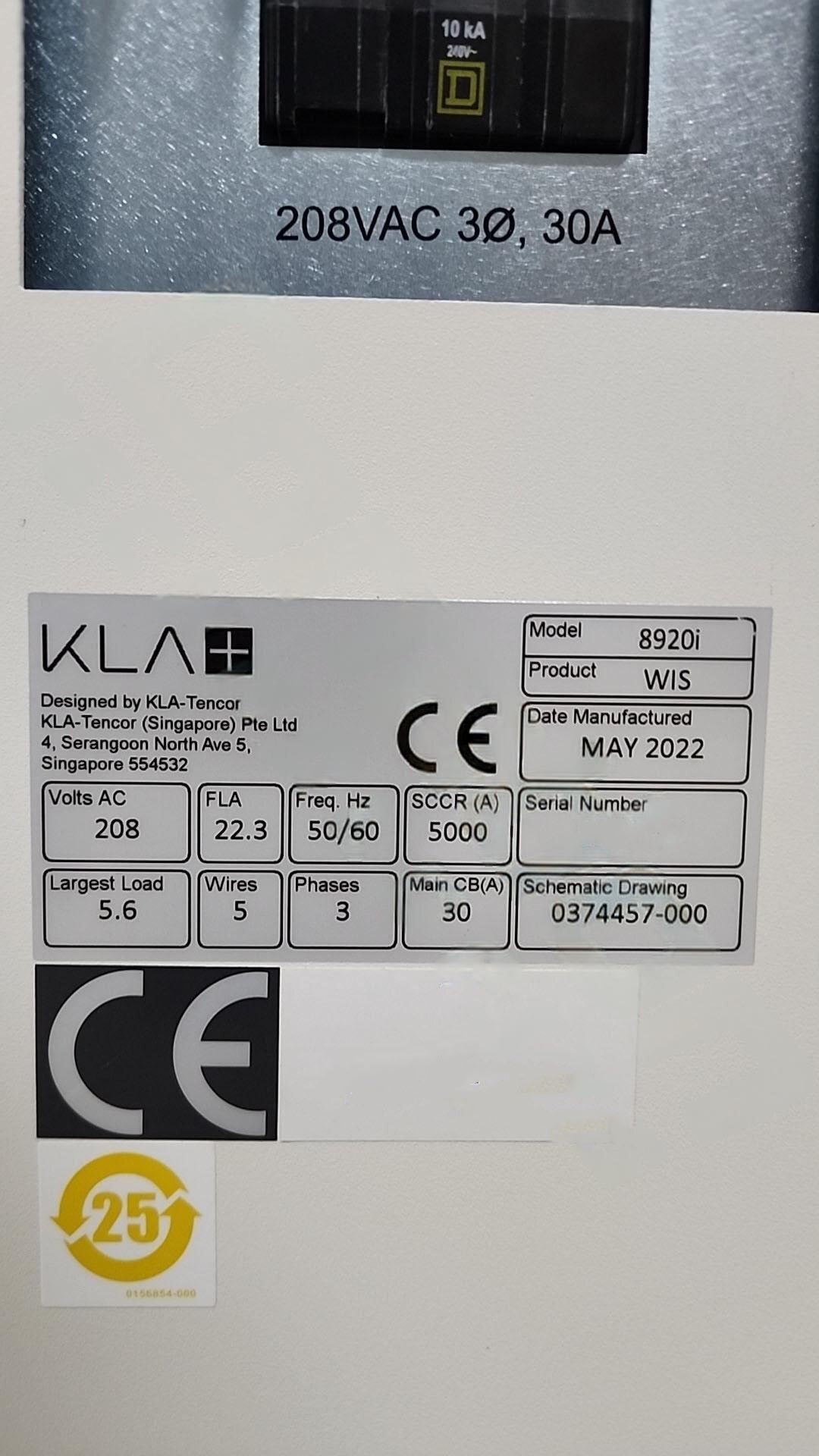 KLA / TENCOR Altair 8920i 晶圆检测仪 用于销售价格 #293768983, 2022 > 从 CAE 购买