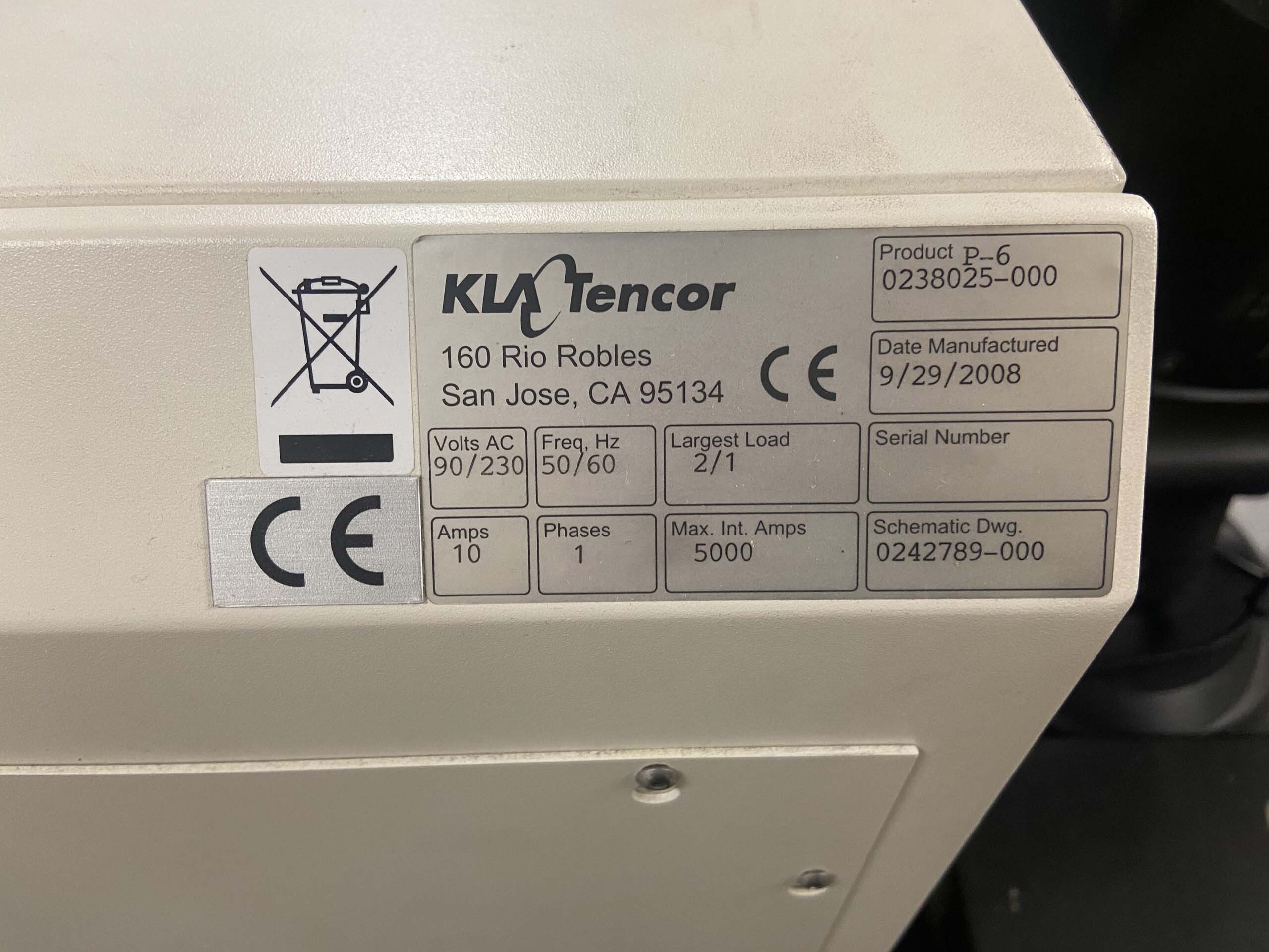 KLA / TENCOR P-6 已使用的 待售 价格 #293665160, 2008 > 买 从 CAE