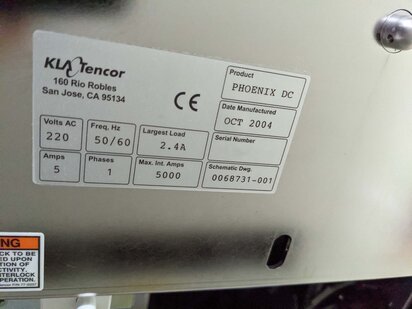 KLA / TENCOR Phoenix DC Wafer Handler used for sale price #9401091 ...