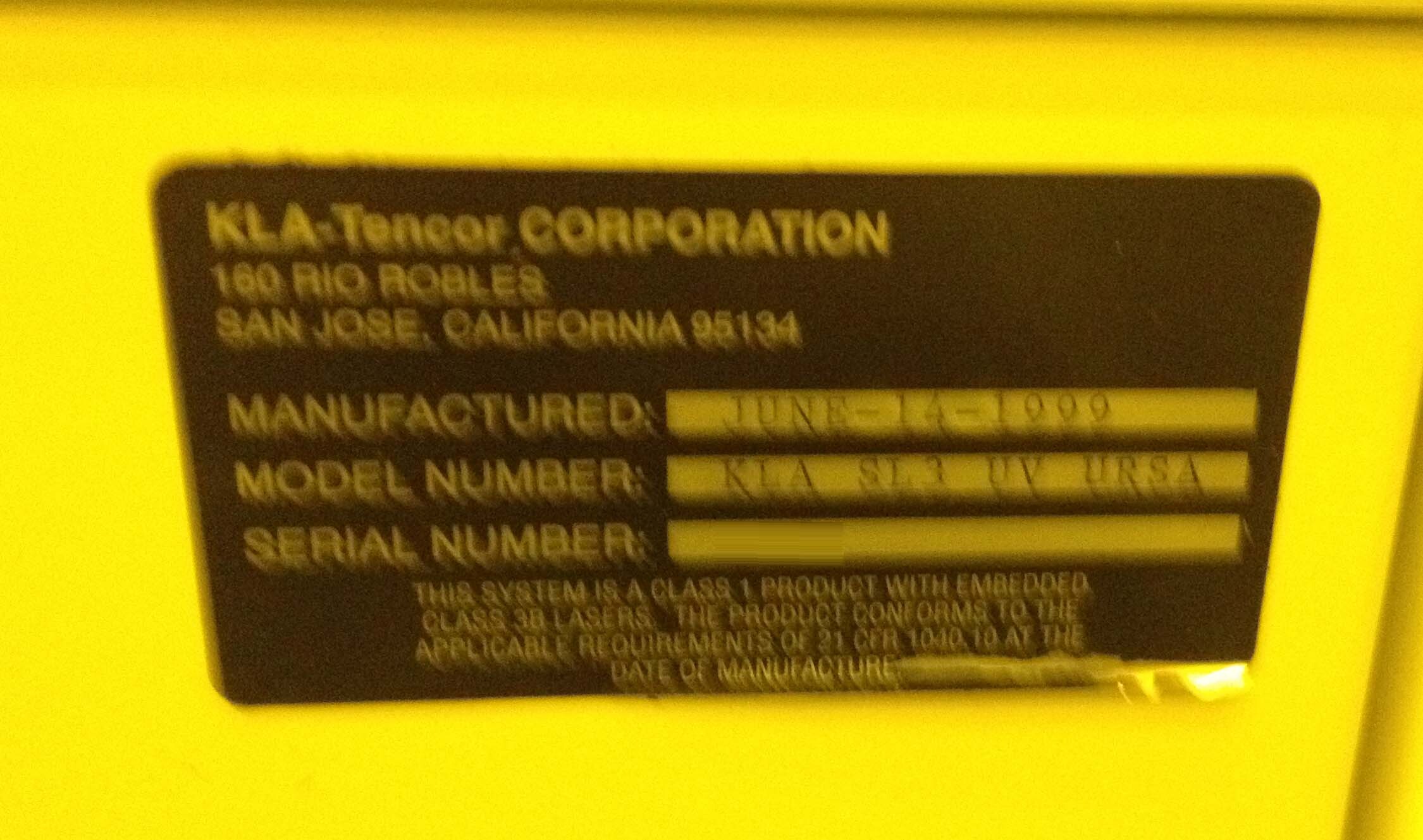 KLA / TENCOR STARlight SL3 UV URSA used for sale price #9058370 > buy ...