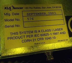 KLA / TENCOR Terascan SLF576 used for sale price #9276278, 2003 > buy ...