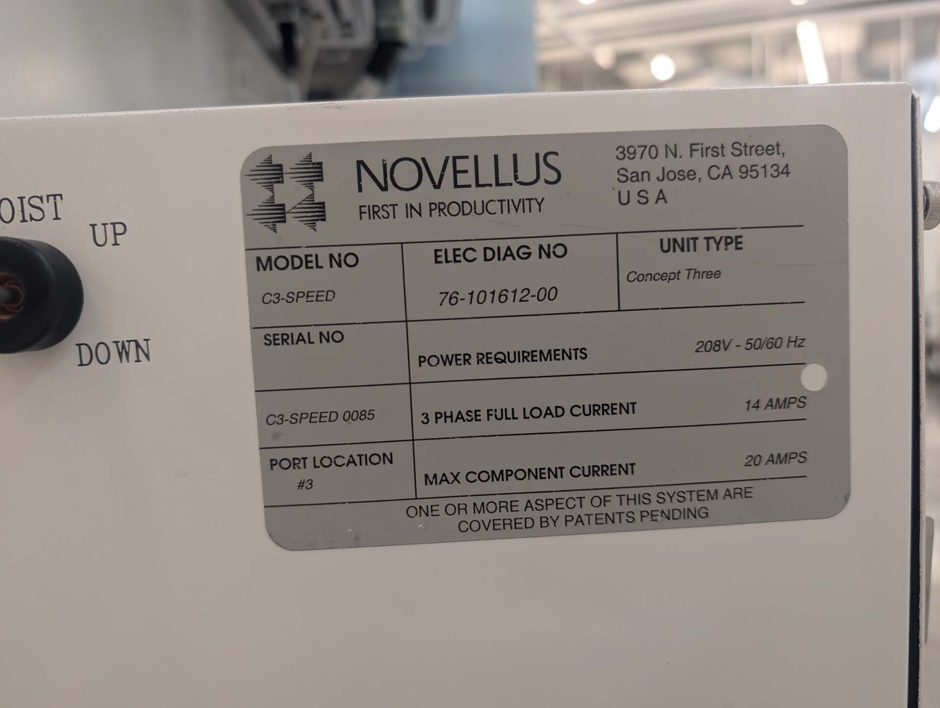 LAM RESEARCH / NOVELLUS Concept 3 Speed Reactor used for sale price ...