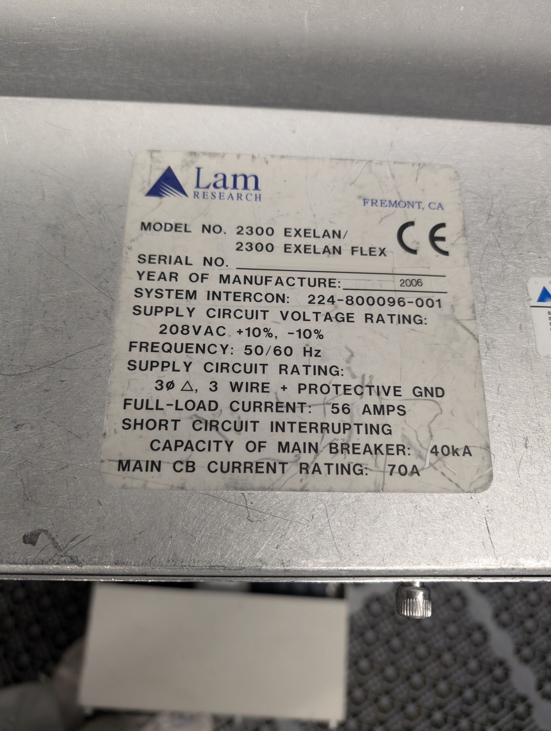 LAM RESEARCH 2300 Exelan Flex Etcher / Asher used for sale price ...