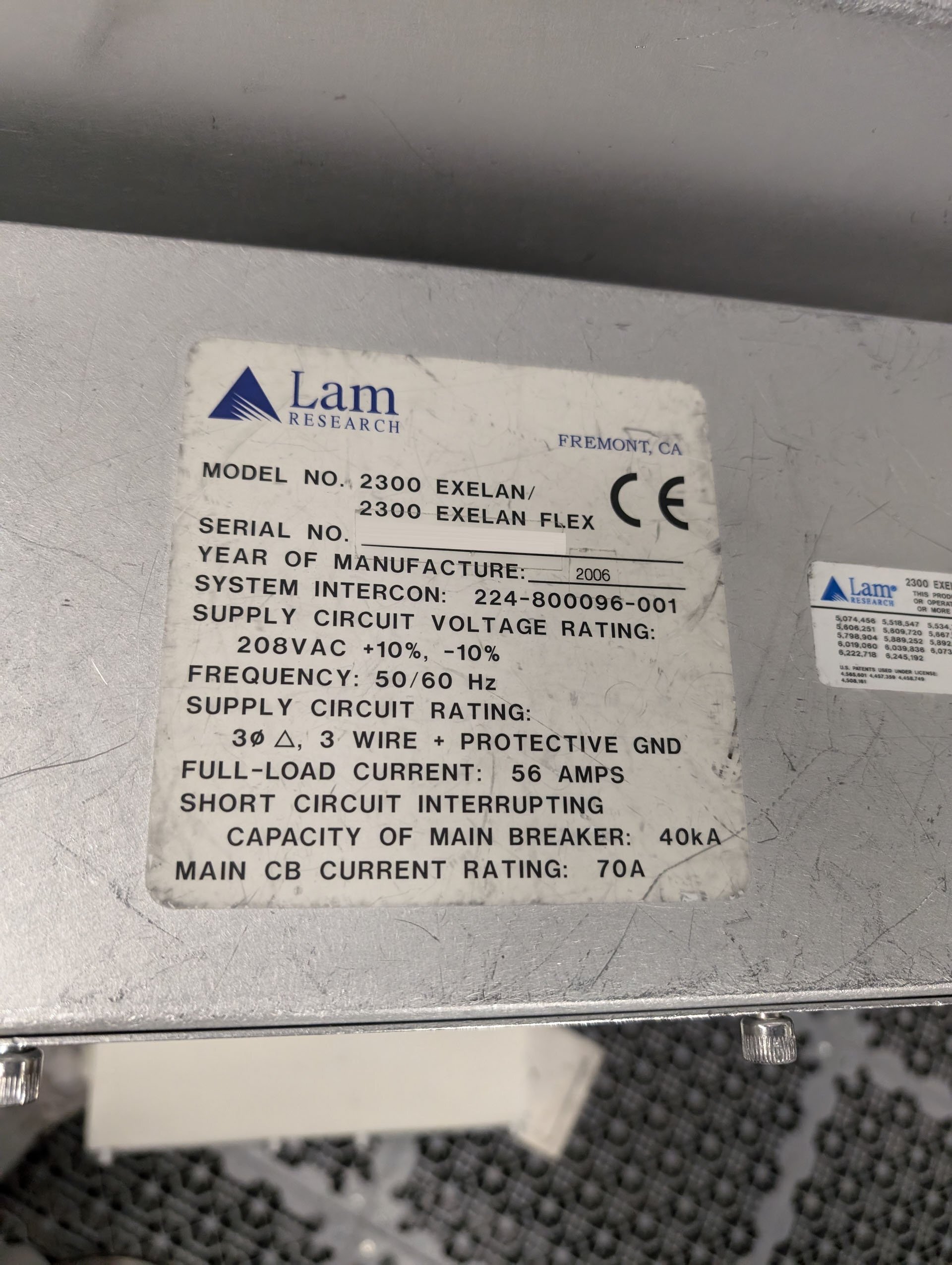 LAM RESEARCH 2300 Exelan Flex Etcher / Asher used for sale price ...