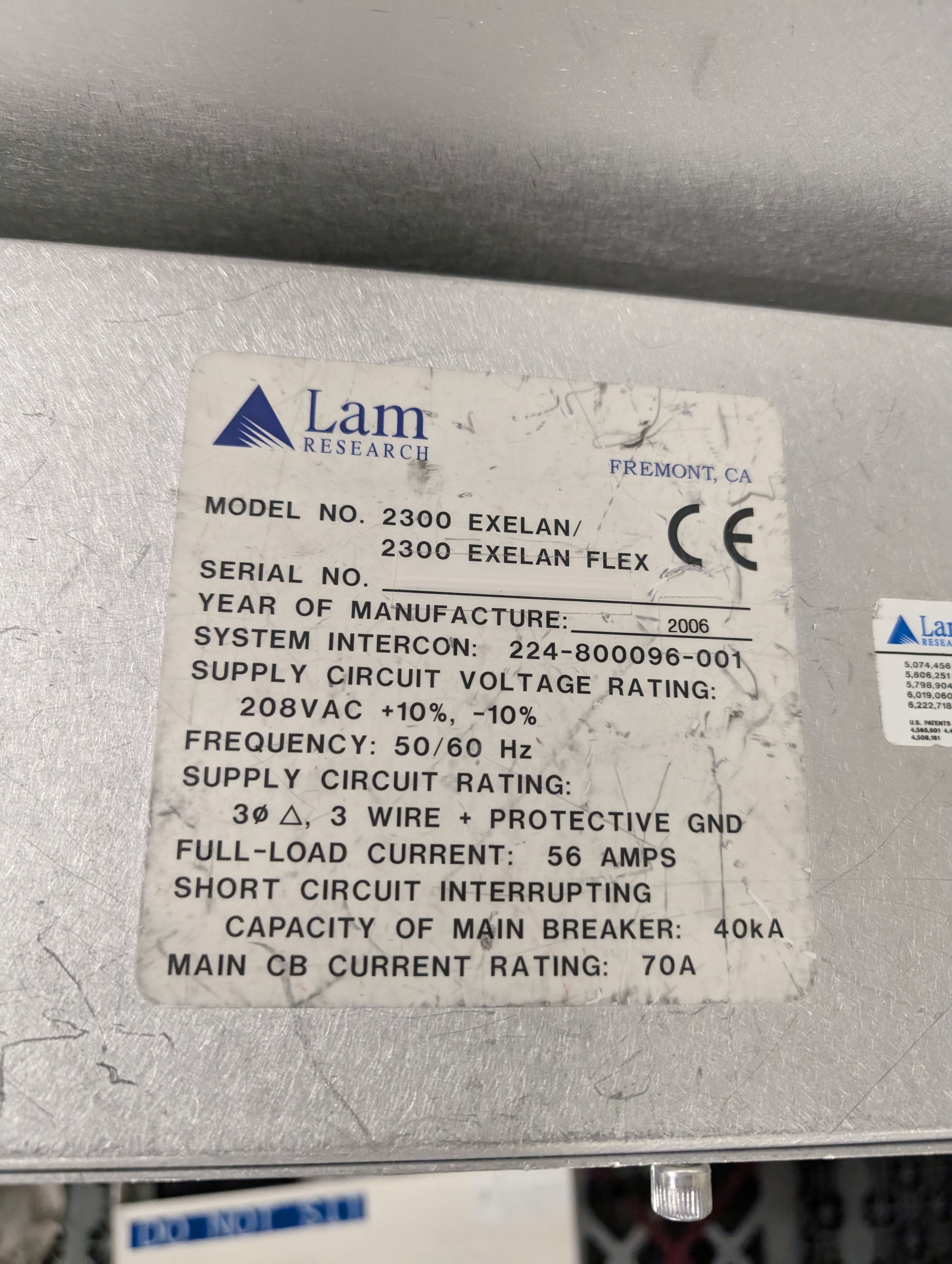 LAM RESEARCH 2300 Exelan Flex Etcher / Asher used for sale price ...