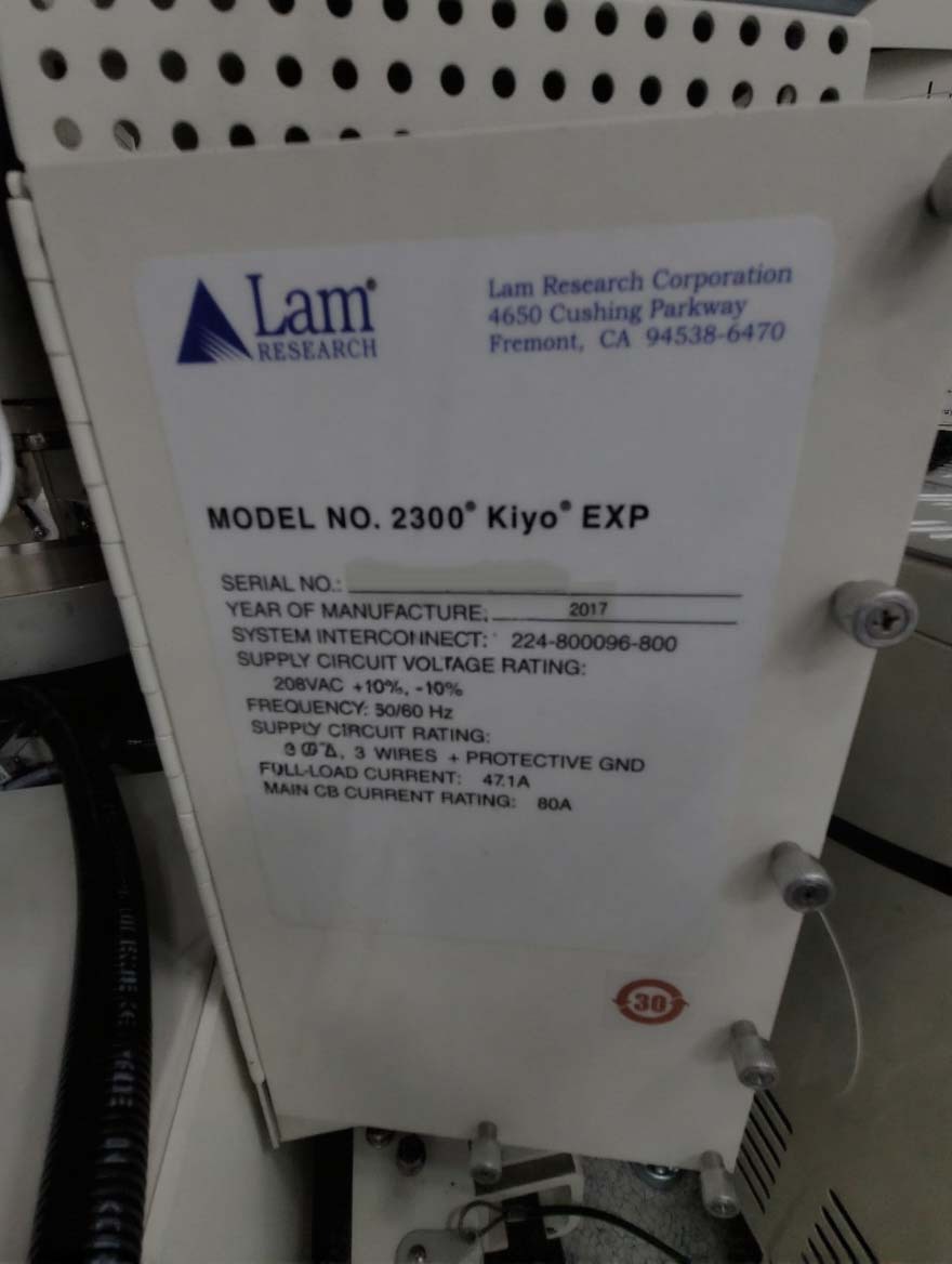 LAM RESEARCH 2300e5 KIYO EXP Poly Etcher / Asher used for sale price ...