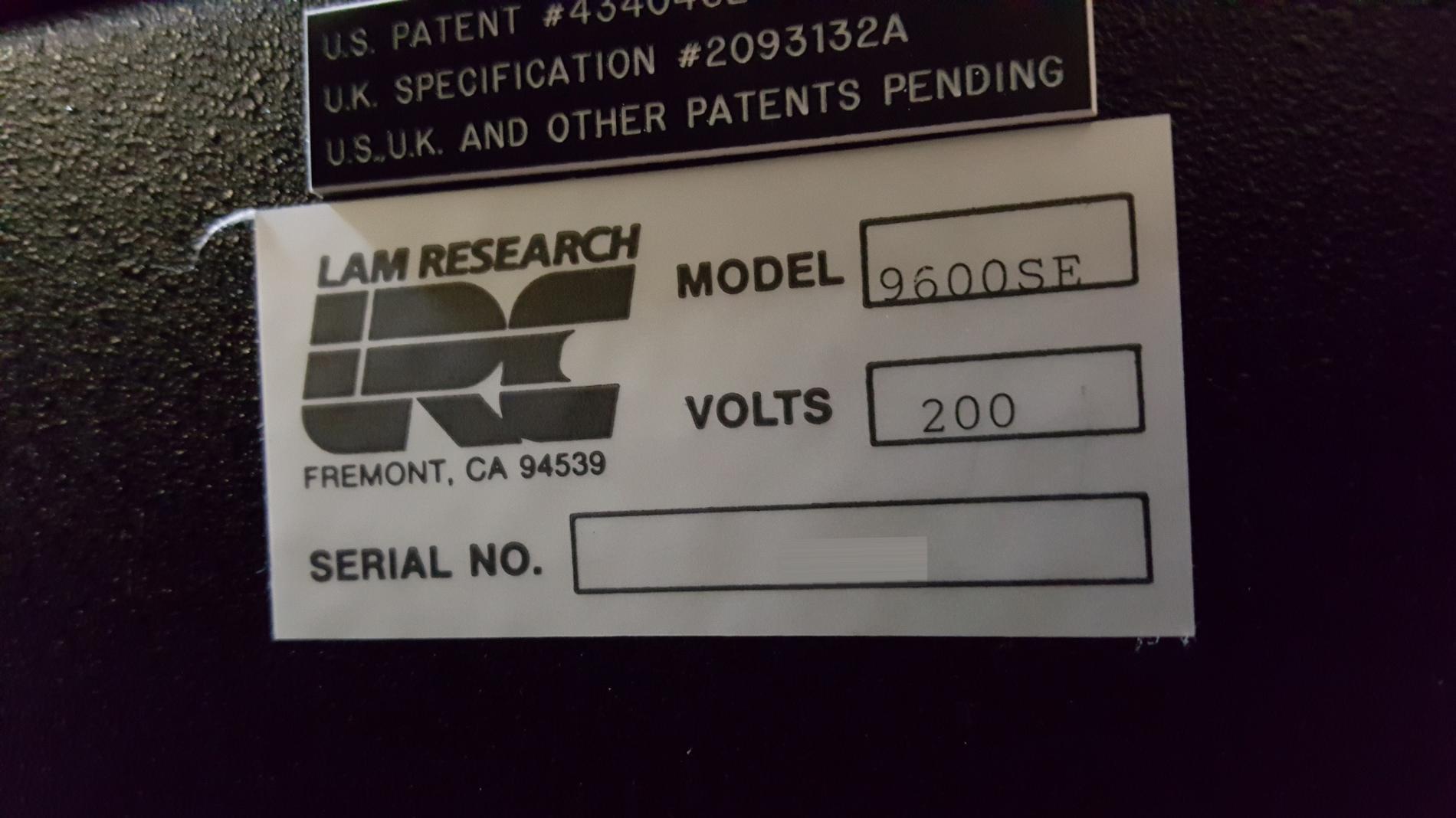 LAM RESEARCH TCP 9600 SE 에처/애셔 판매 가격 #9171355에 사용됨 > CAE에서 구매