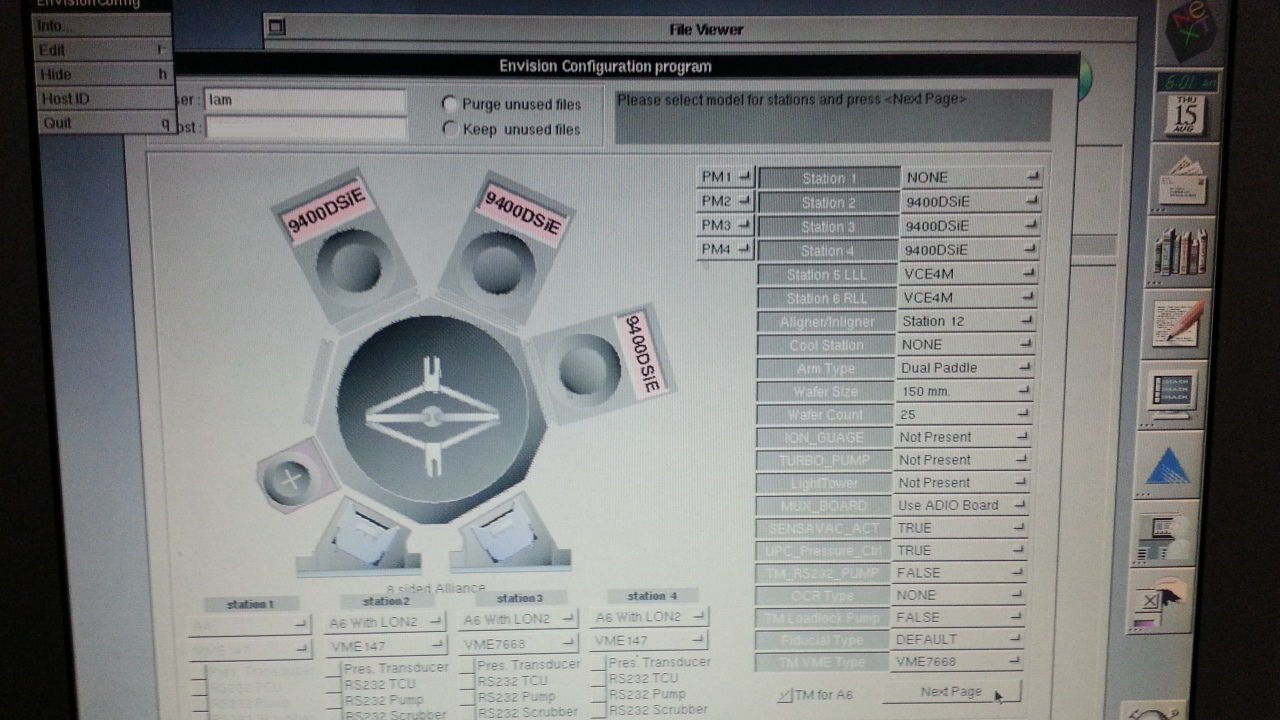 LAM RESEARCH Alliance A6 9400 DSiE Etcher / Asher used for sale price ...