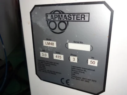 LAPMASTER 48 Wafer Grinder, Lapper & Polisher used for sale price ...