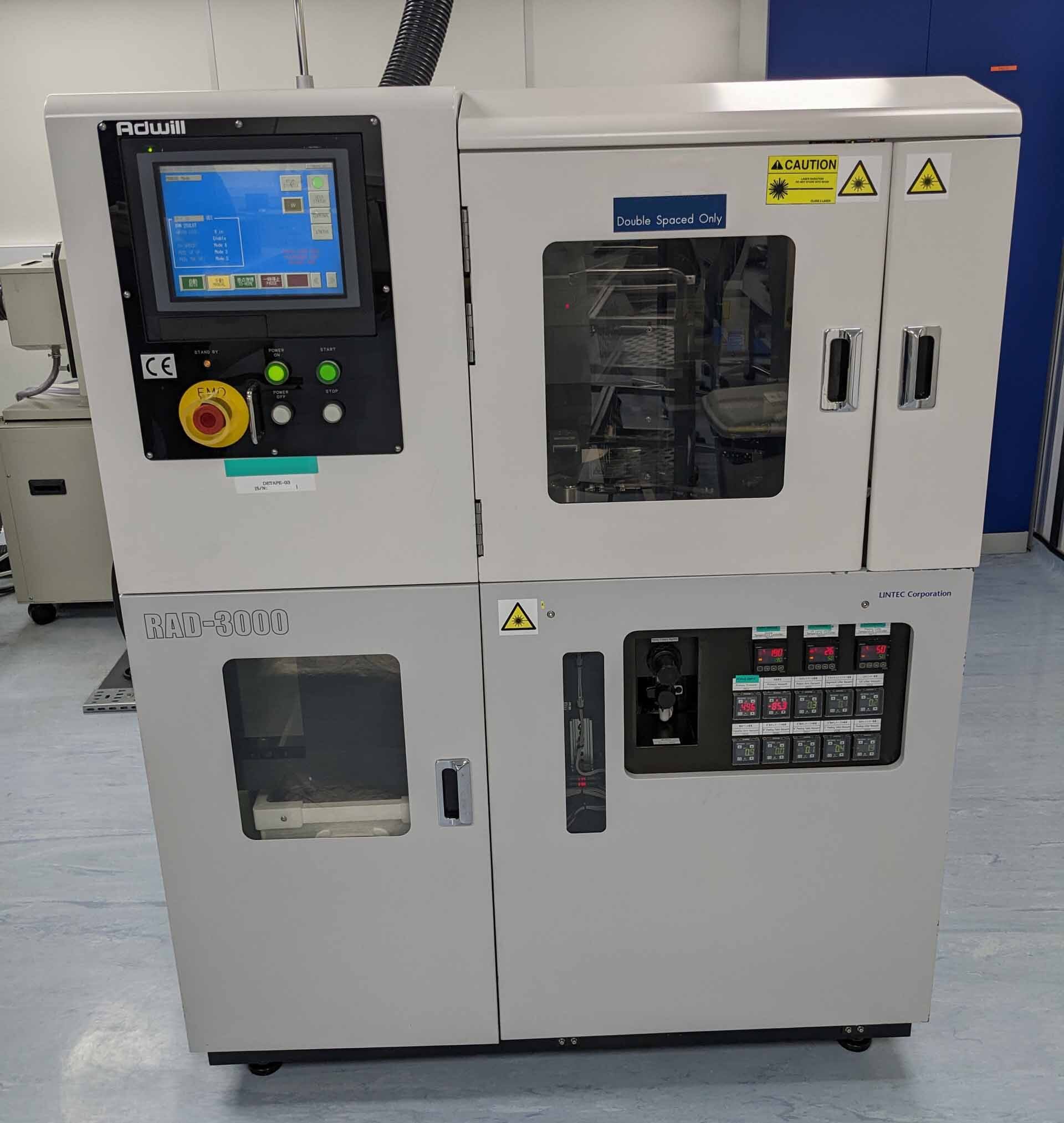 LINTEC RAD 3000 F/8 포장기 판매 가격 #293632288, 2007에 사용됨 > CAE에서 구매