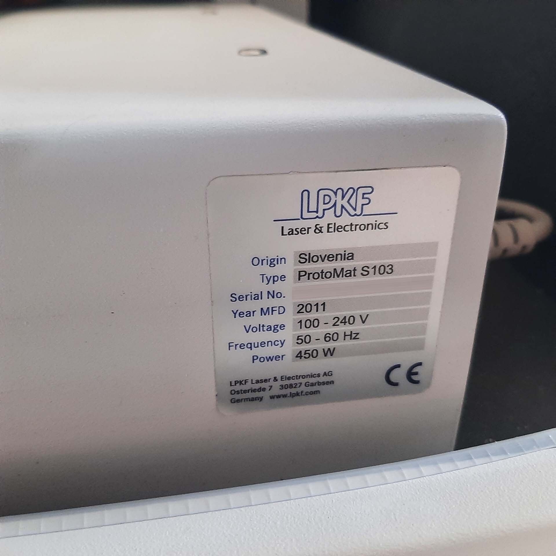 LPKF ProtoMat S103 PC Board Tester used for sale price #293757164, 2011 ...