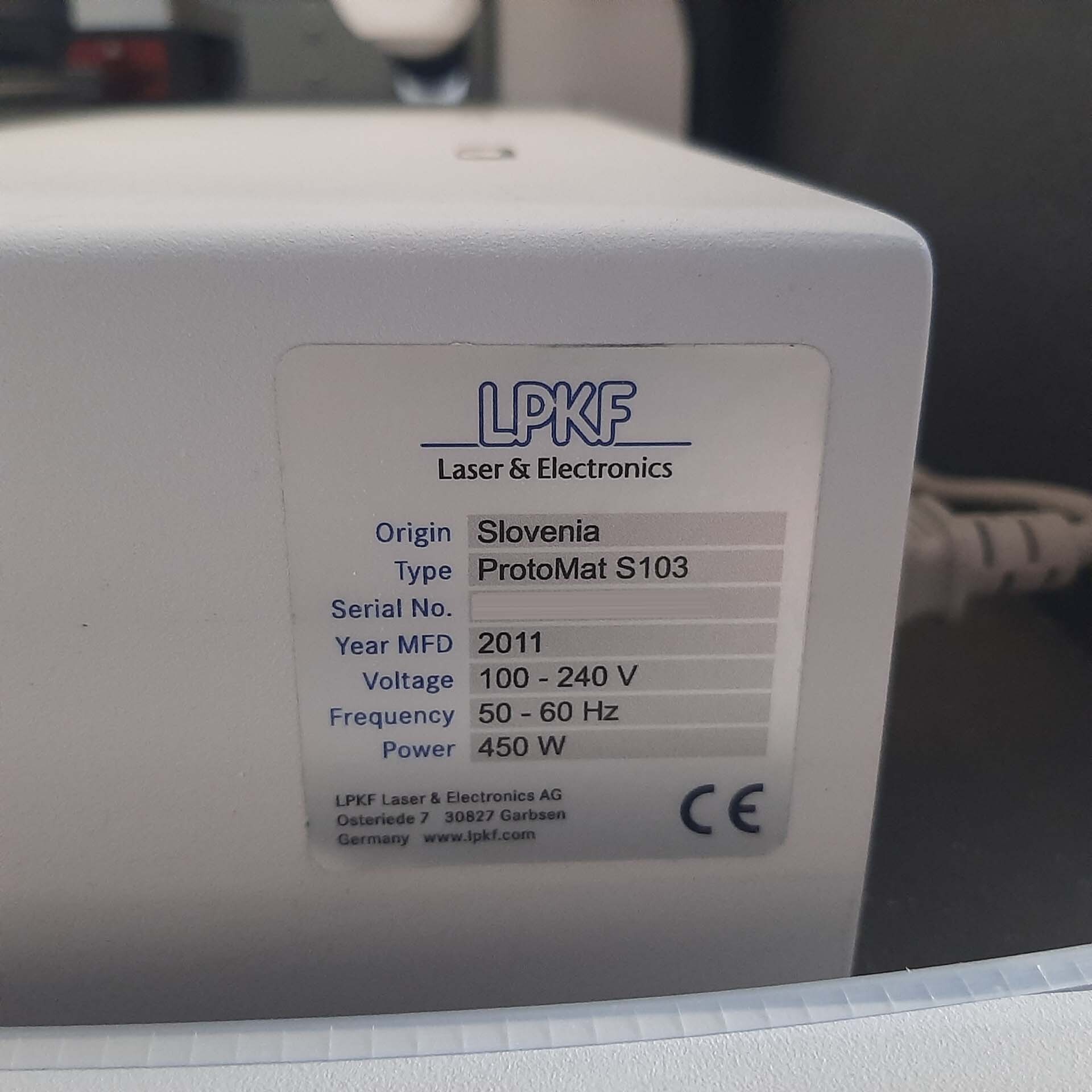 LPKF ProtoMat S103 PC Board Tester used for sale price #293757164, 2011 ...