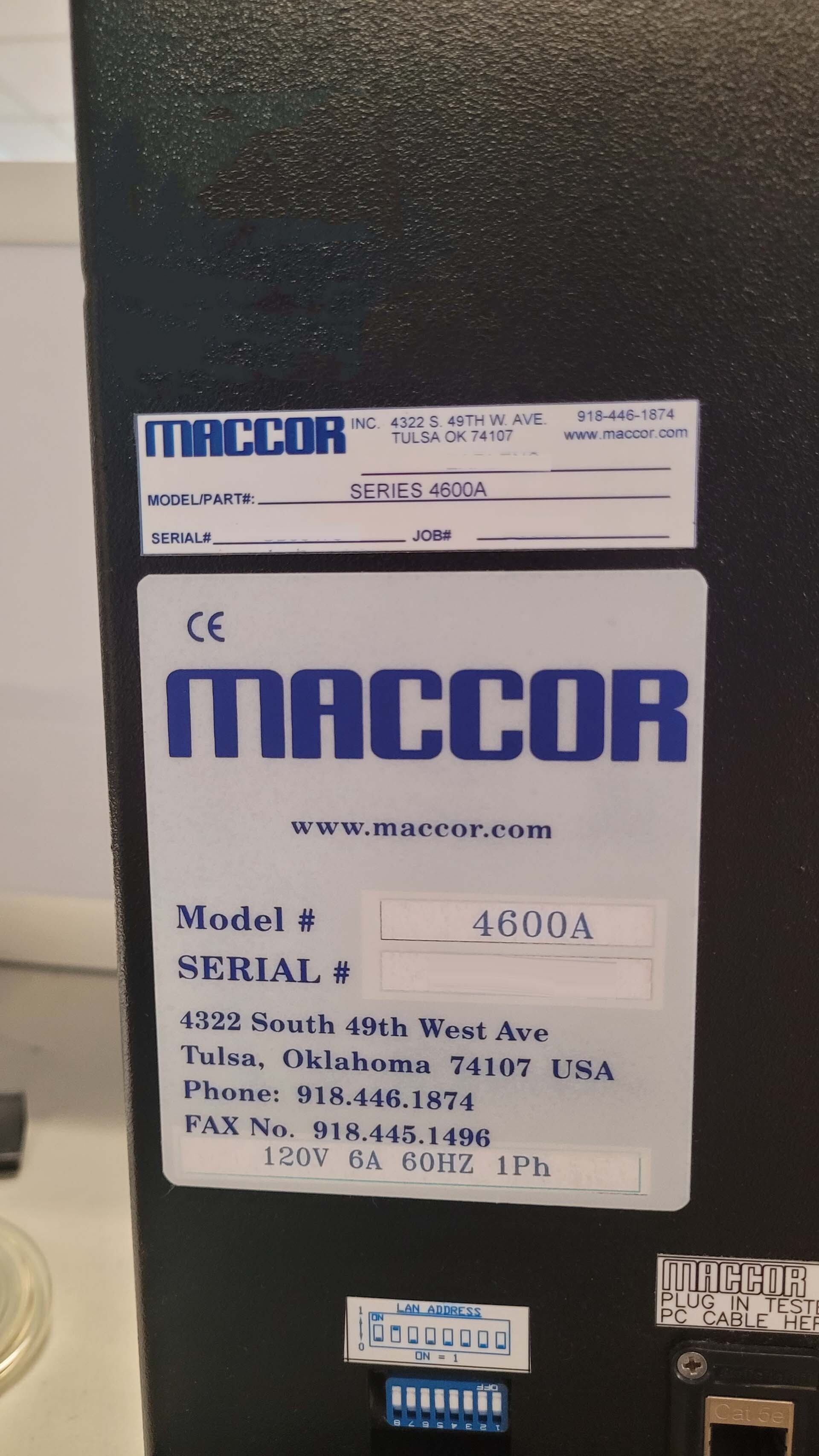 MACCOR 4600A Electronic Test Equipment used for sale price #293804495 ...