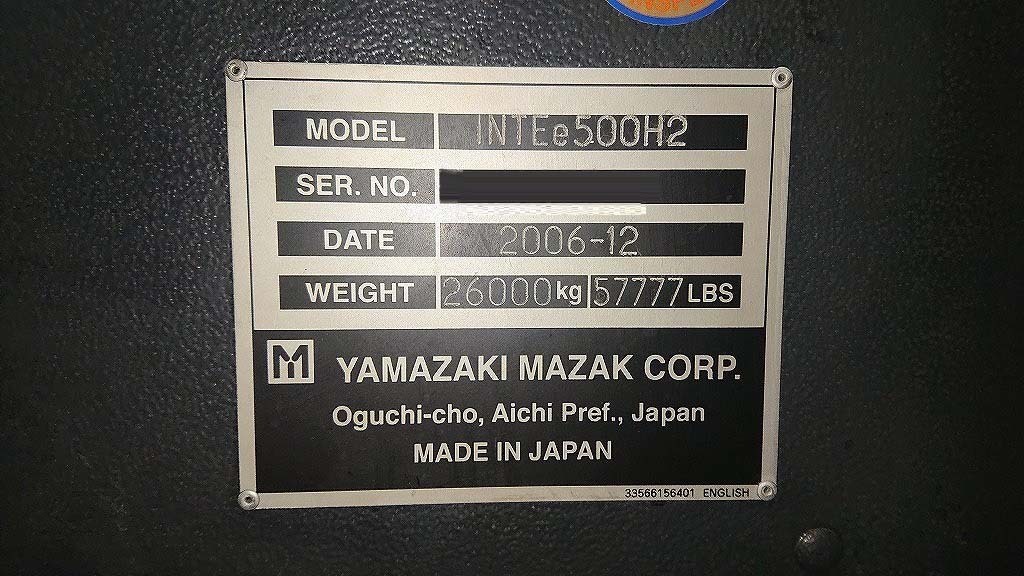 MAZAK Integrex e-500H II Machine Tool used for sale price #293736436 ...