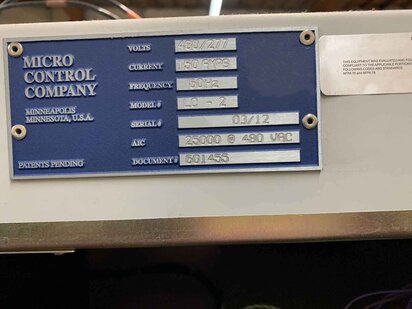 MICRO CONTROL COMPANY / MCC LC-2 高温烧制系统 用于销售价格 #293626618, 2012 > 从 CAE 购买