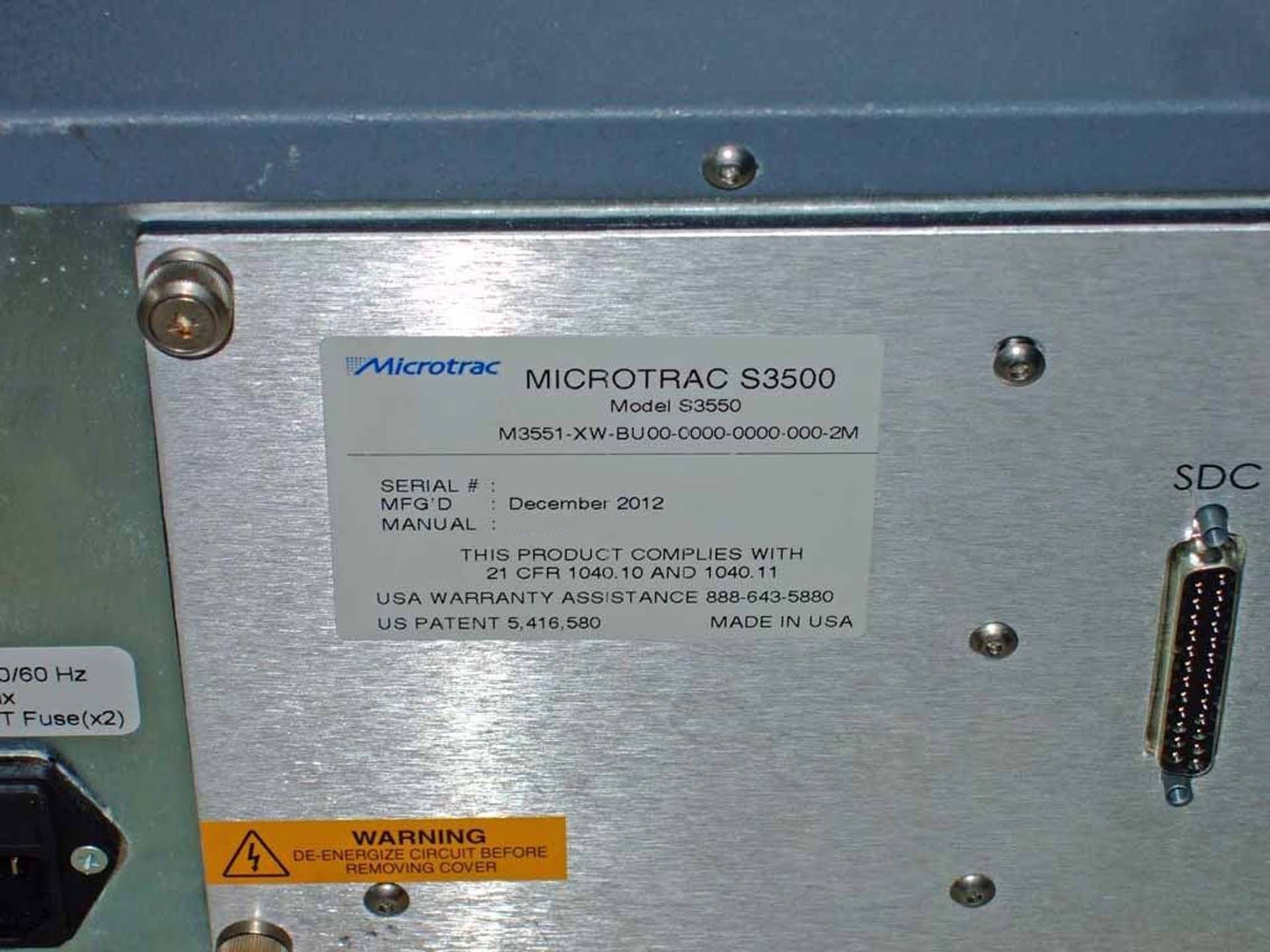 MICROTRAC S3500 used for sale price #9243136, 2012 > buy from CAE