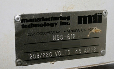 MTI NSS-612 스크라이버 / 다이서 판매 가격 #9036529에 사용됨 > CAE에서 구매