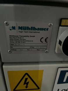 MUHLBAUER / ROMMEL WL 3000 Flying Galvo Marking Machine used for sale ...