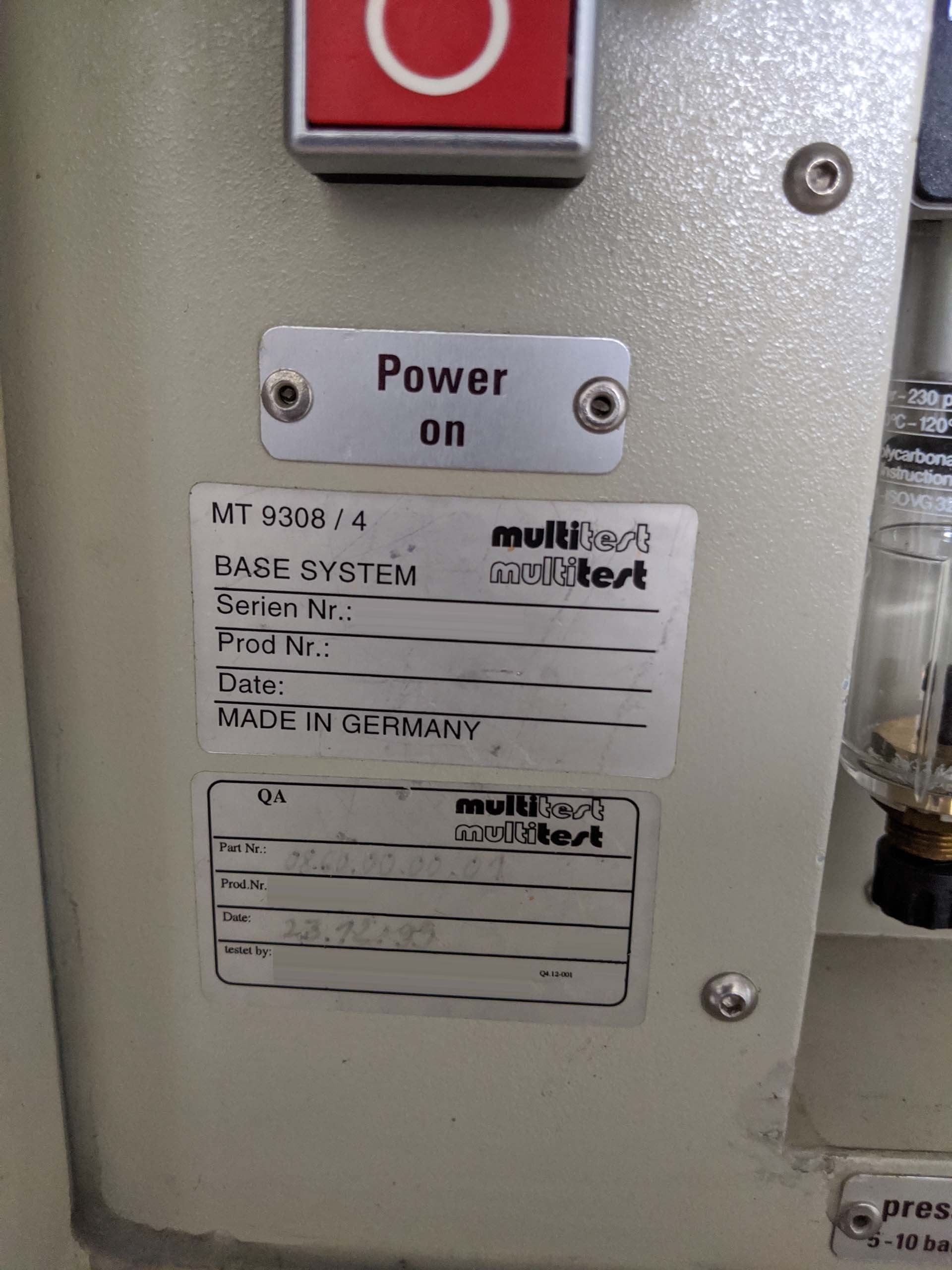 MULTITEST MT 9308 Handler used for sale price #9257095 > buy from CAE