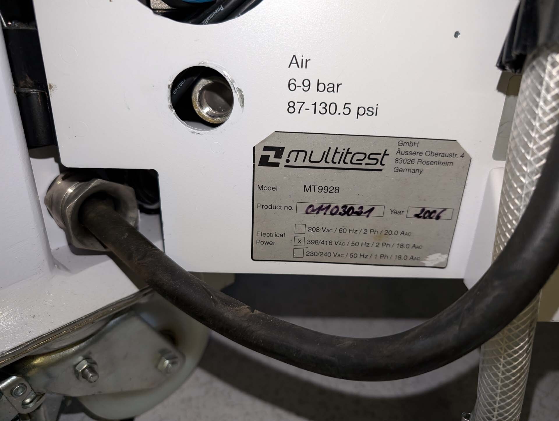 MULTITEST MT 9928 Handler used for sale price #293767887, 2006 > buy ...