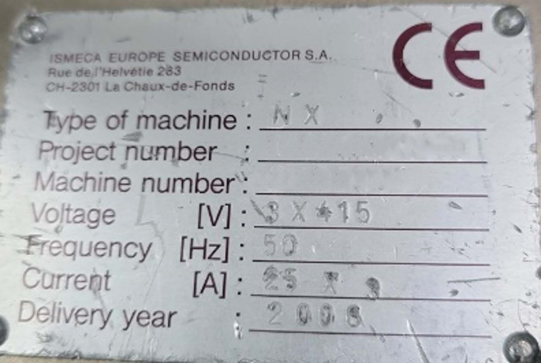 ISMECA NX 16 Handler Used for sale price #293591485, 2006 > buy from CAE