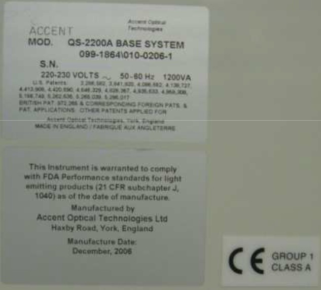 NANOMETRICS / BIO-RAD / ACCENT QS-2200A Wafer Tester used for sale ...