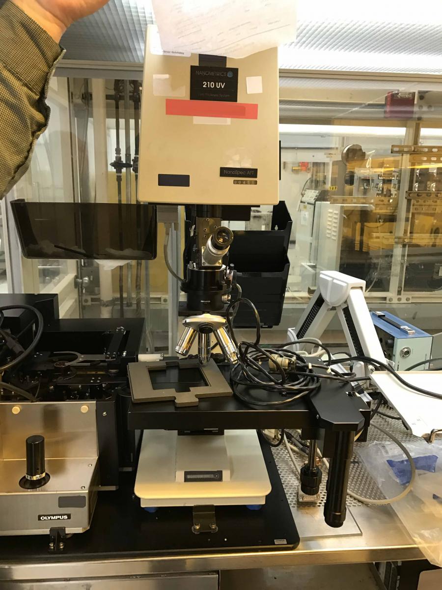 NANOMETRICS NanoSpec 210 Mask & Wafer Inspector used for sale price ...