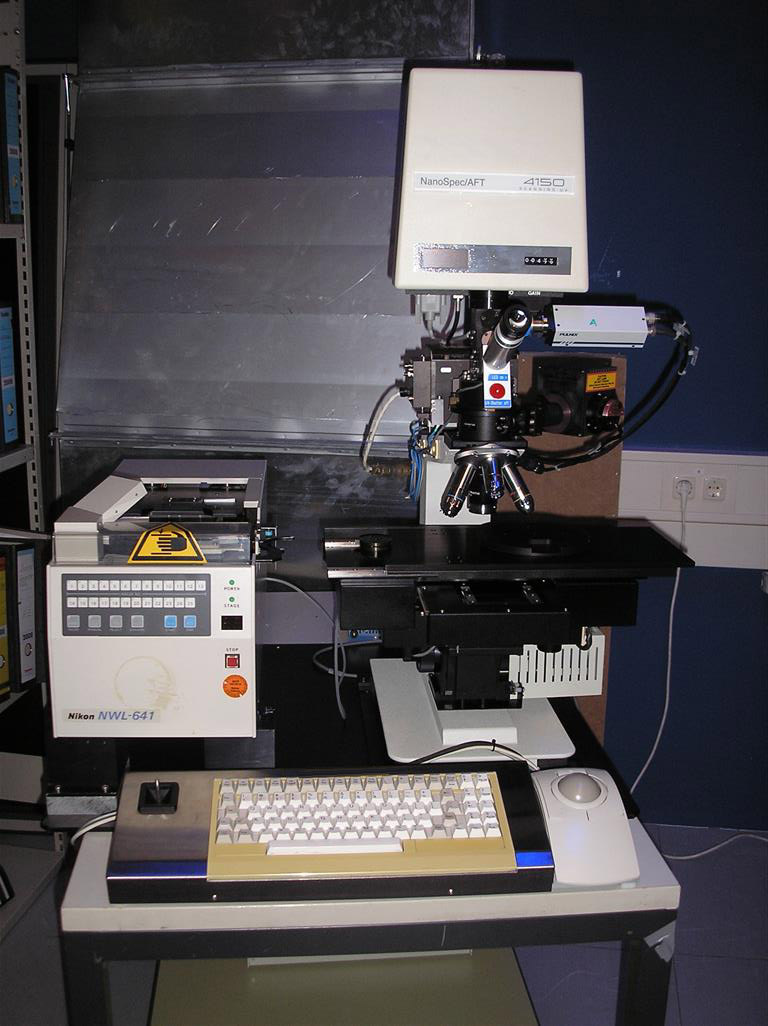 NANOMETRICS NanoSpec 4150 Mask & Wafer Inspector used for sale price ...