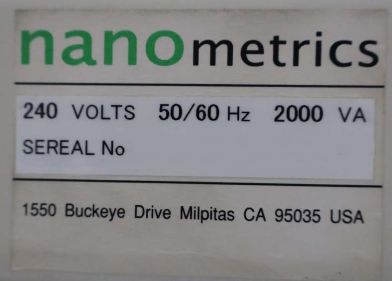 NANOMETRICS RPM Blue Mask & Wafer Inspector used for sale price ...