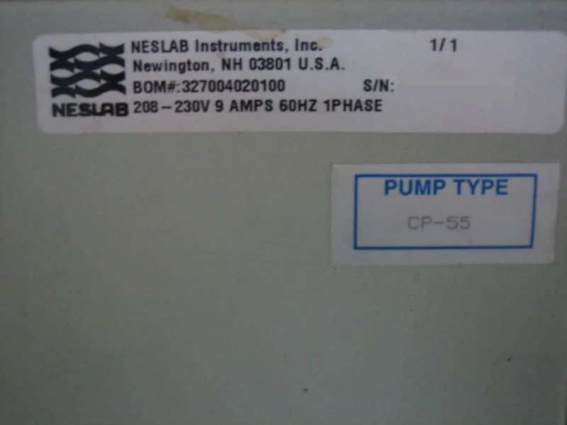 NESLAB System III 칠러 판매 가격 #9015148에 사용됨 > CAE에서 구매