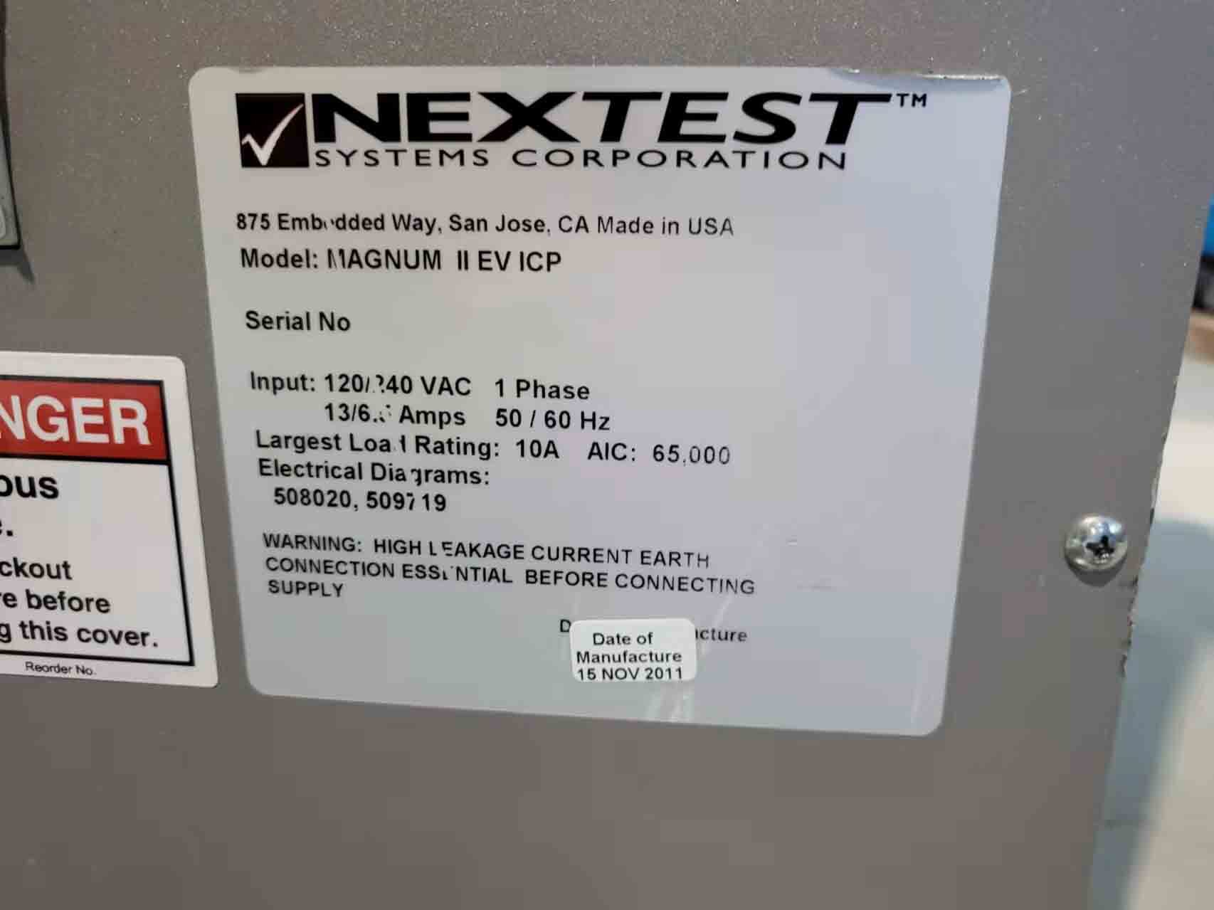 NEXTEST / TERADYNE Magnum II EV ICP 익숙한 판매용 가격 #9411863, 2011 > 사다 from CAE