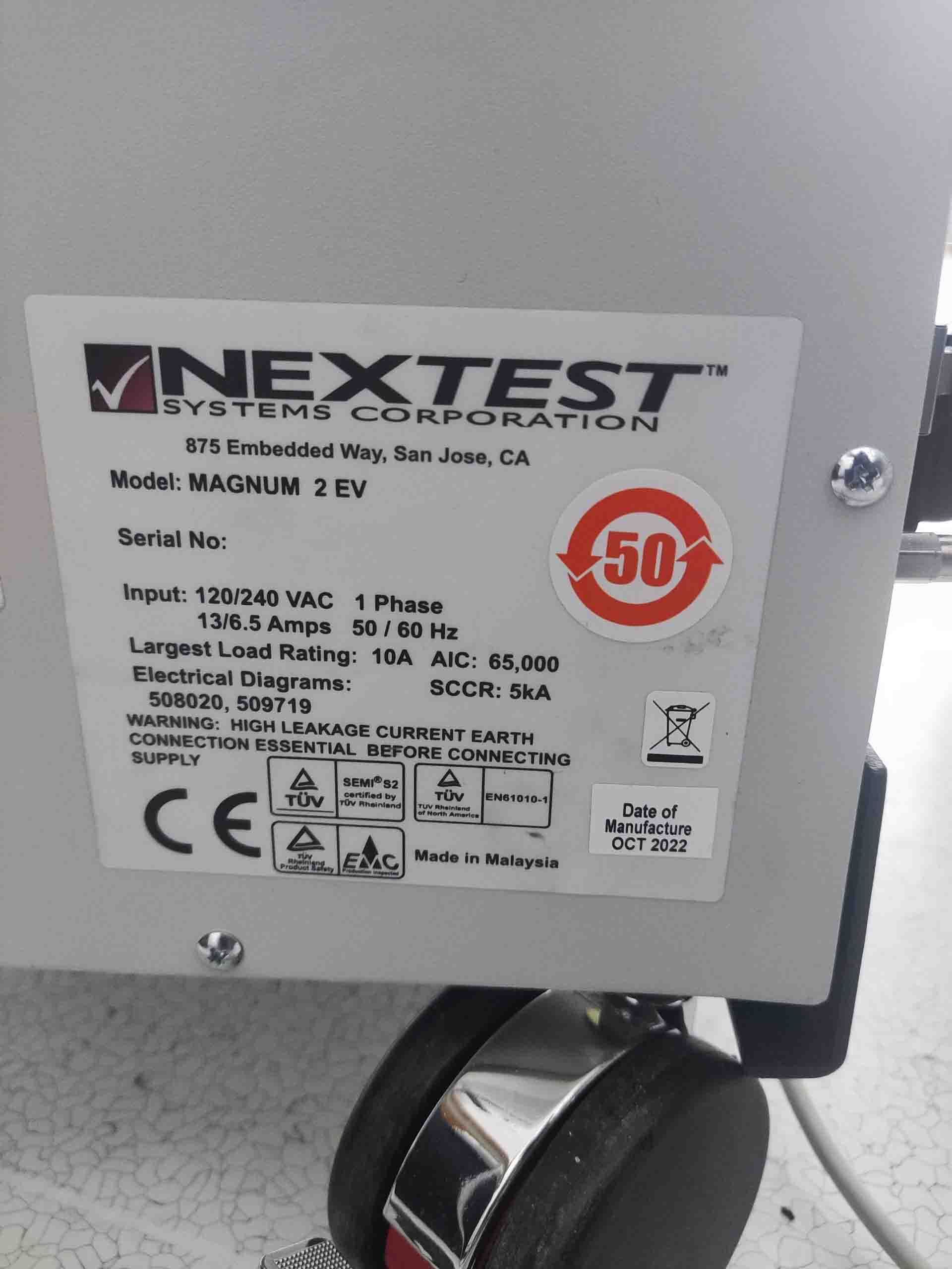 NEXTEST / TERADYNE Magnum II EV 最終測試設備 用於銷售價格 #293704238, 2022 > 從 CAE 購買