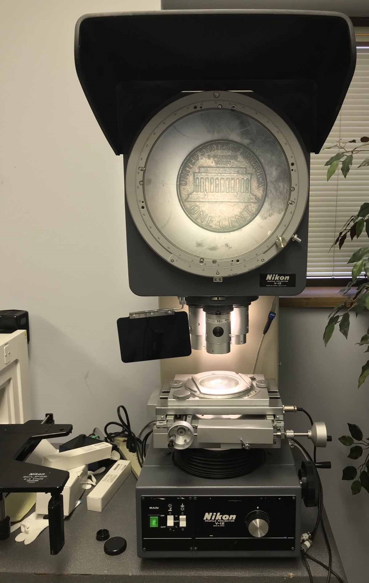 NIKON V-12 Optical Comparator used for sale price #9294984 > buy from CAE