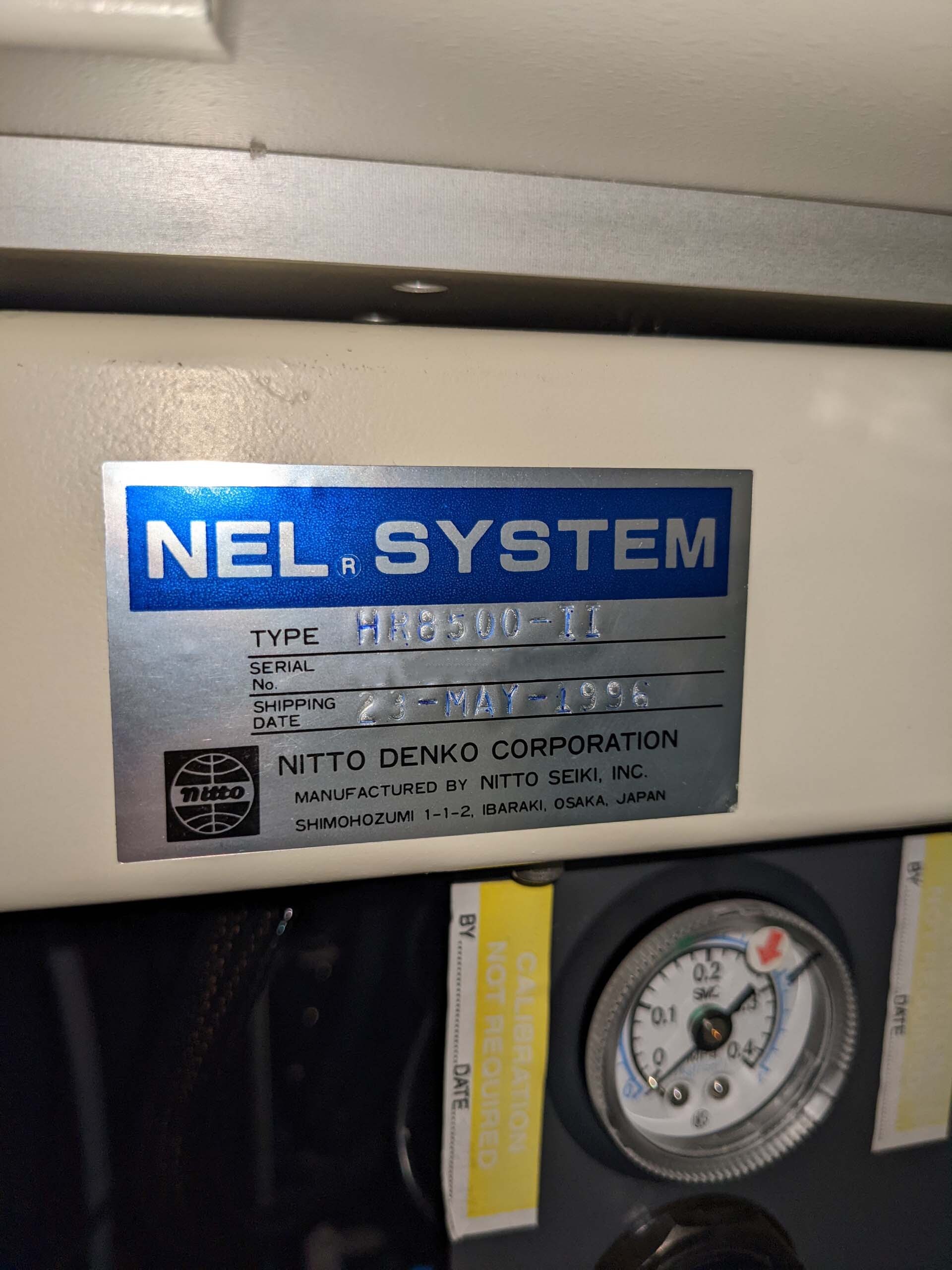 NITTO DENKO NEL SYSTEM HR 8500 II used for sale price #293647282, 1996 ...
