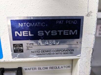 NITTO DENKO NEL SYSTEM MSA 840 Packager used for sale price #293655825 ...