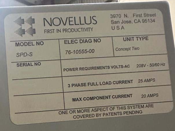NOVELLUS Vertical speed chamber for CONCEPT 2 원자로 판매 가격 #293754937에 사용됨 ...