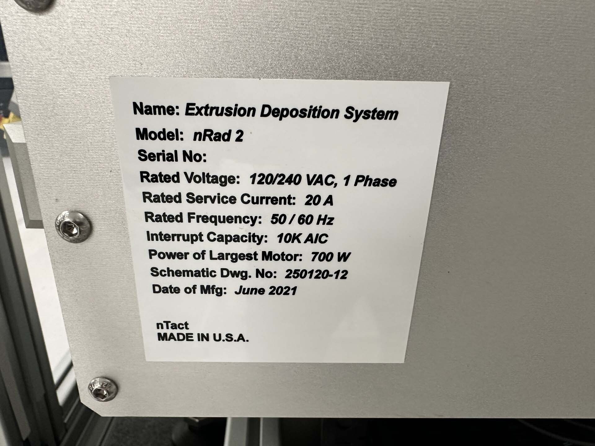 NTACT nRad 2 Photoresist used for sale price #293802863, 2021 > buy ...