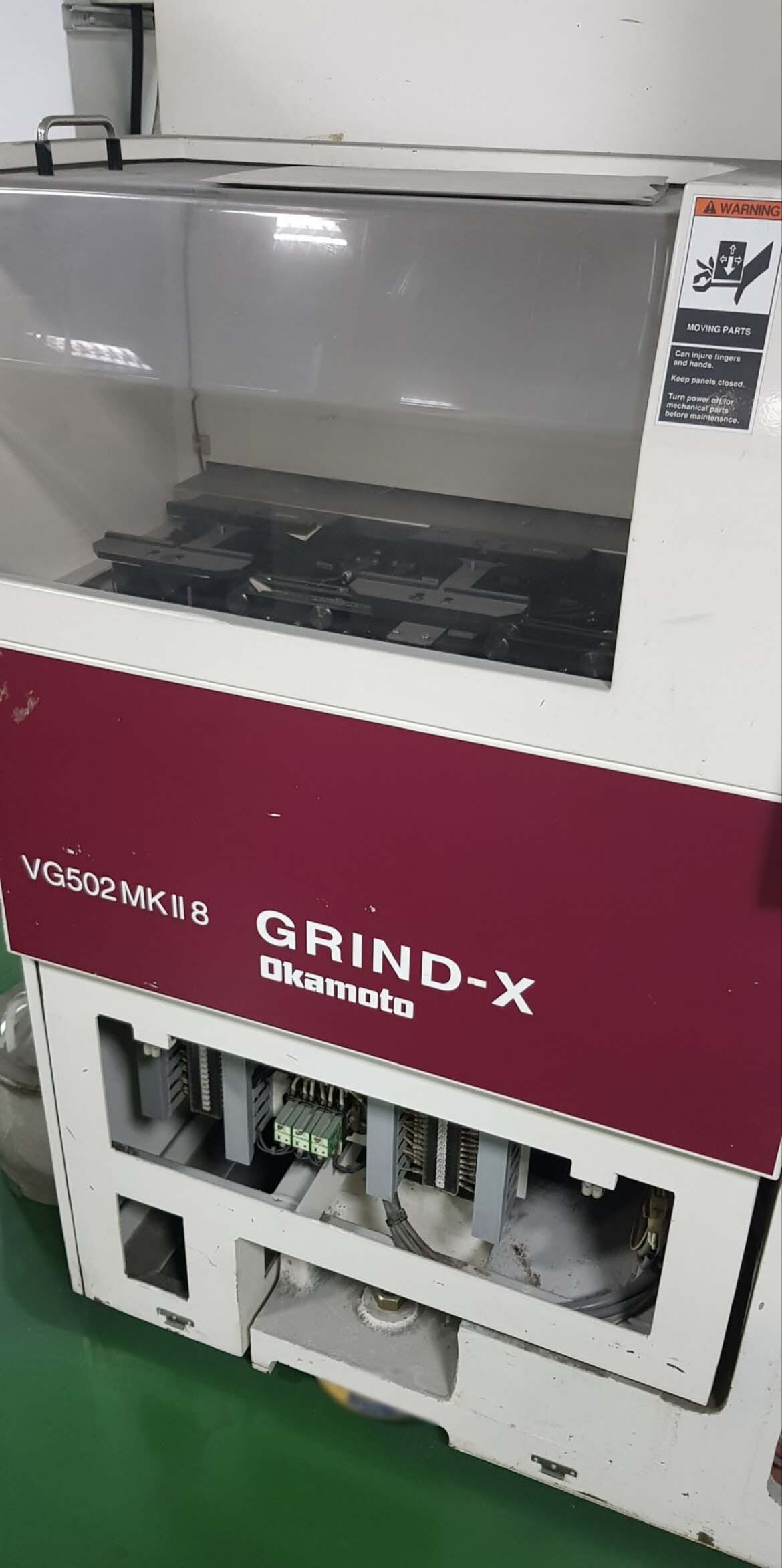 OKAMOTO VG 502 MKII 8 웨이퍼 그라인더, 랩퍼 & 폴리셔 판매 가격 #293804366에 사용됨 > CAE에서 구매
