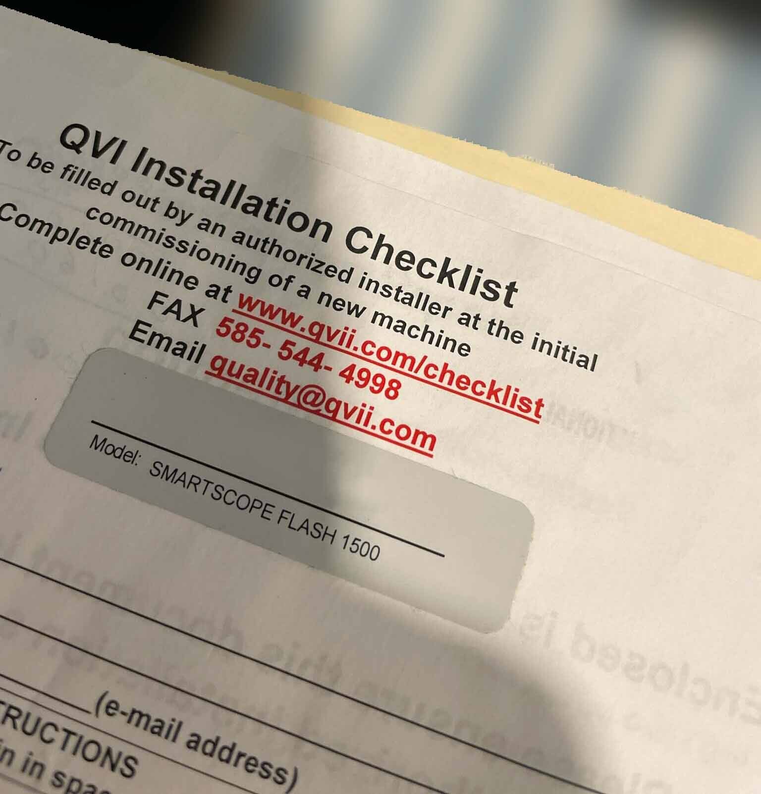 OPTICAL GAGING PRODUCTS / OGP SmartScope Flash 1500 Used for sale price ...