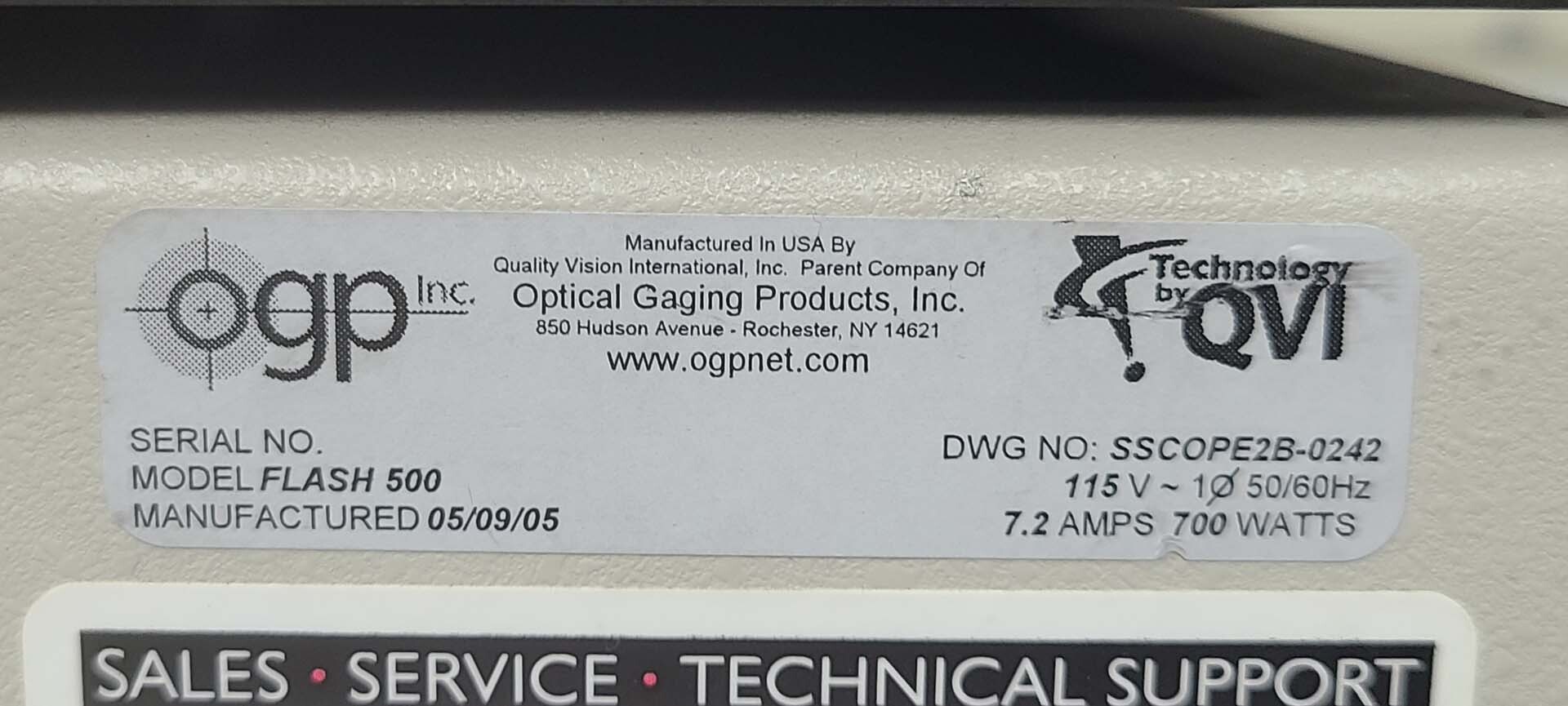 OPTICAL GAGING PRODUCTS / OGP SmartScope Flash 500 익숙한 판매용 가격 ...