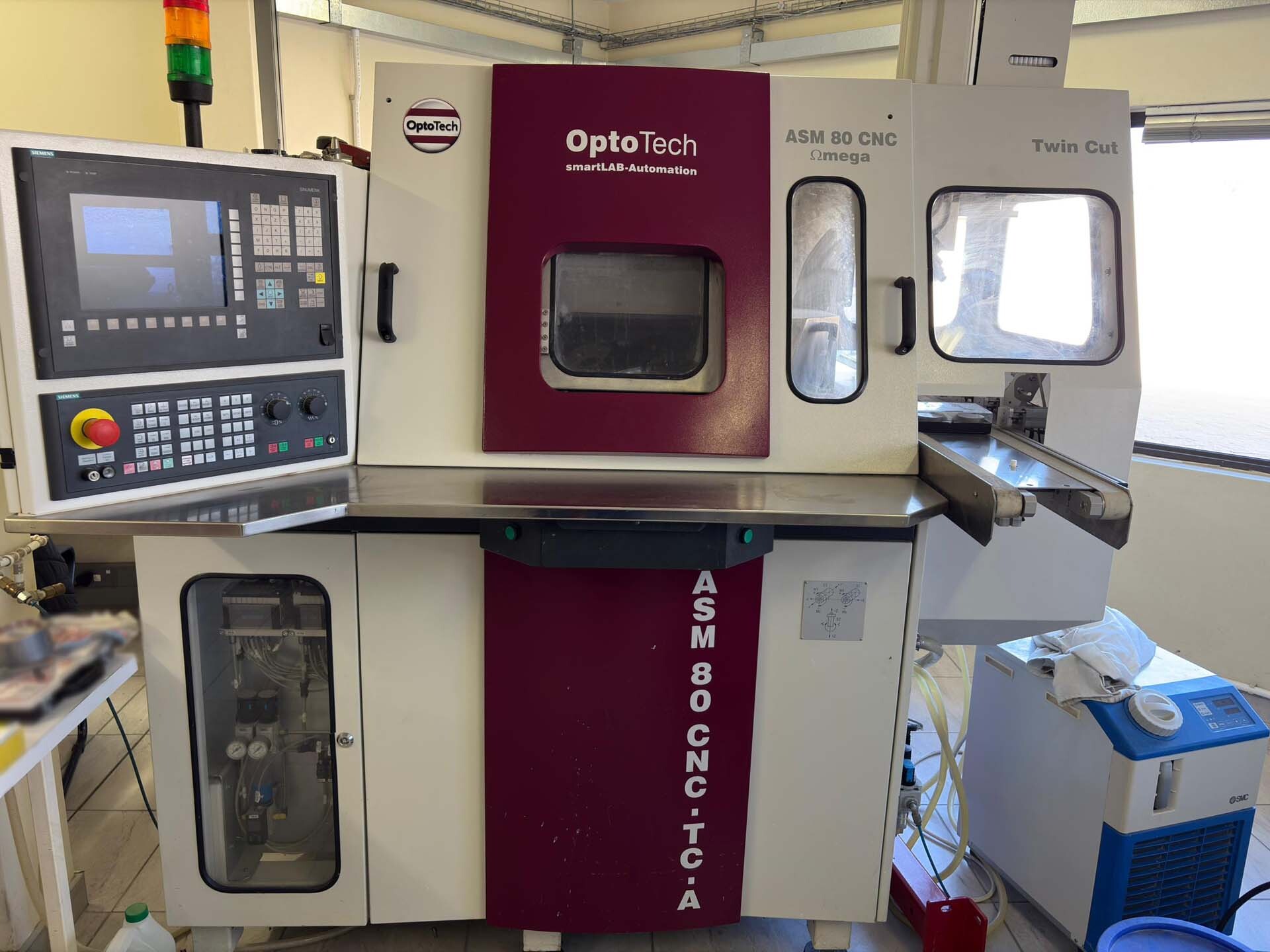 OPTOTECH ASM 80 웨이퍼 그라인더, 랩퍼 & 폴리셔 판매 가격 #293778600, 2009에 사용됨 > CAE에서 구매