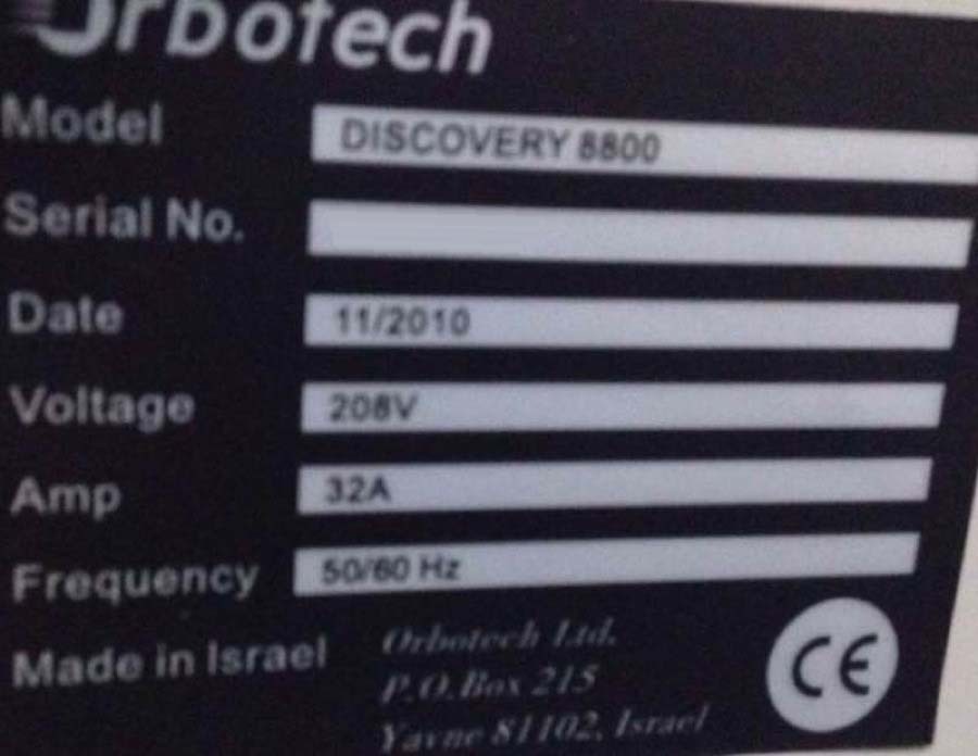 ORBOTECH Discovery 8800 PC 보드 테스터 판매 가격 #9079876, 2010에 사용됨 > CAE에서 구매