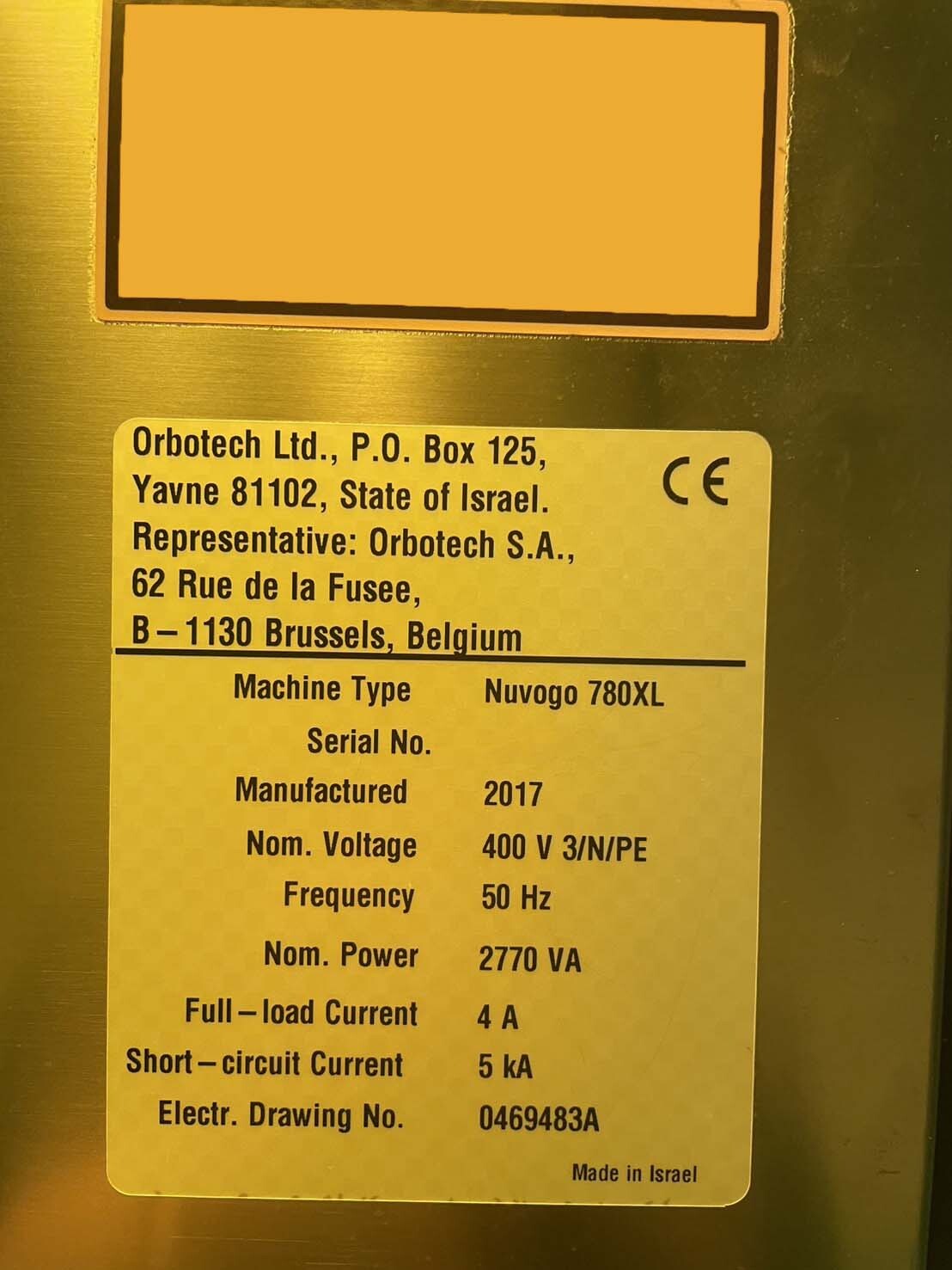 ORBOTECH Nuvogo 780XL used for sale price #293799701, 2017 > buy from CAE