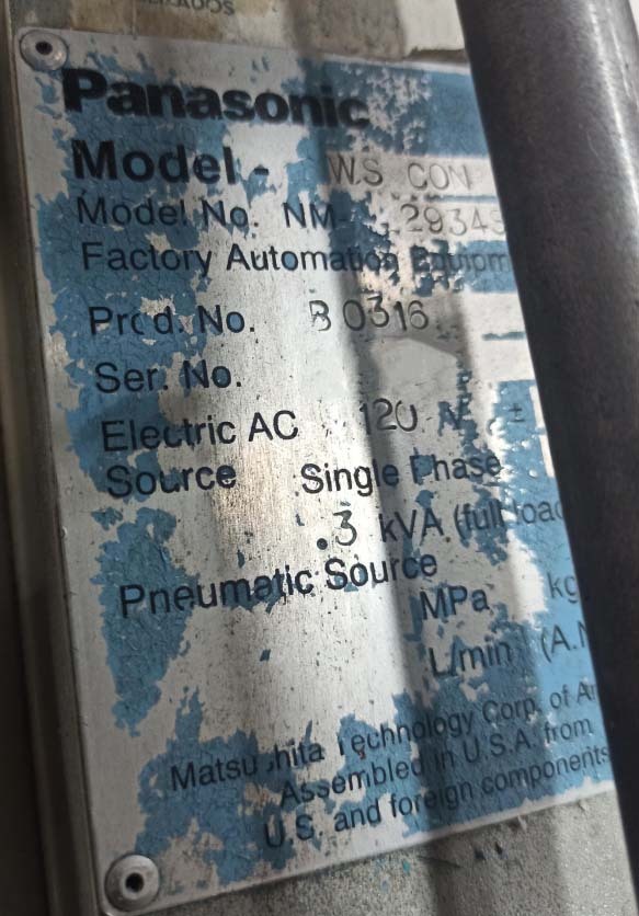 PANASONIC Conveyor used for sale price #293778708 > buy from CAE