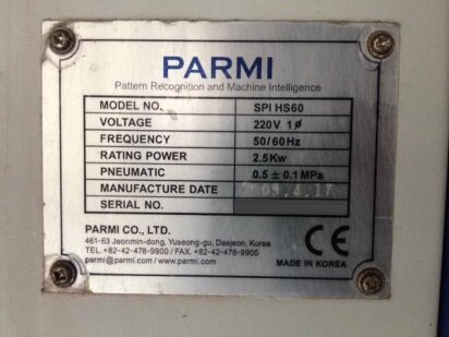 PARMI SPI HS60 used for sale price #9235576, 2009 > buy from CAE